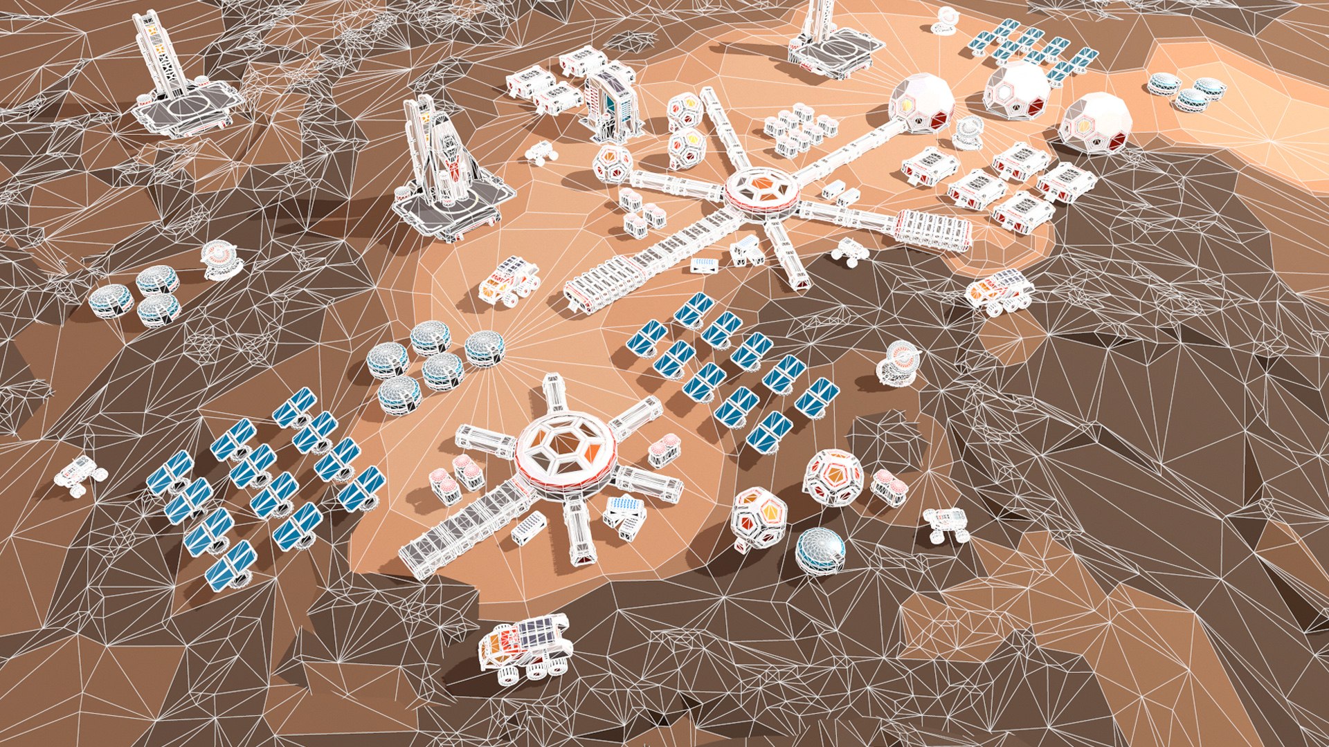 Low Poly SPACE Base 3D Model - TurboSquid 2054858