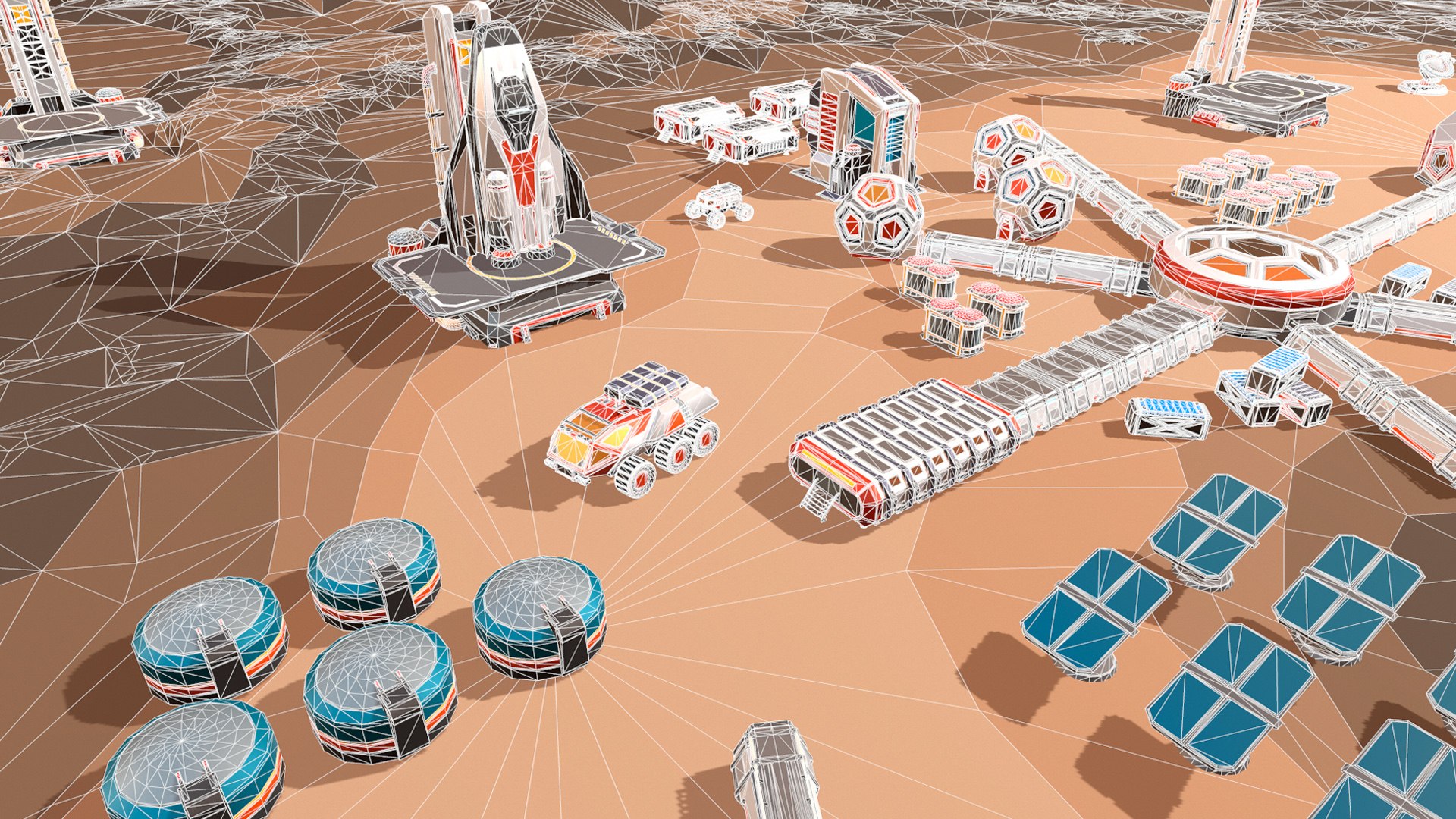 Low Poly SPACE Base 3D Model - TurboSquid 2054858