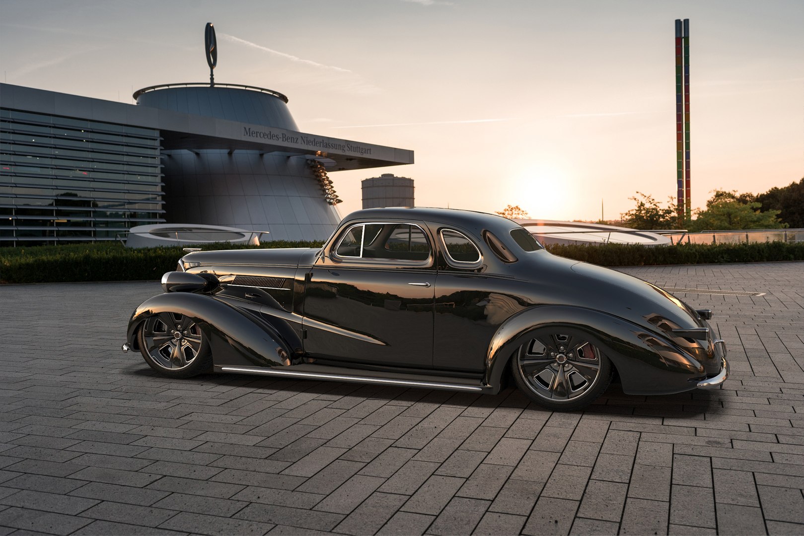 3D Chevrolet 1938 Custom Coupe - TurboSquid 1978318