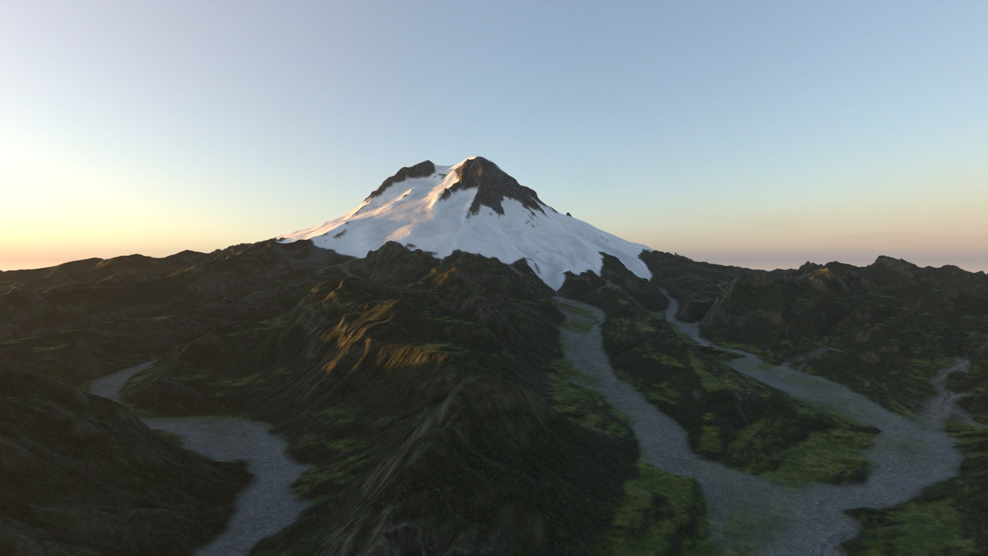 3D Mount Rainier PBR - TurboSquid 2332718