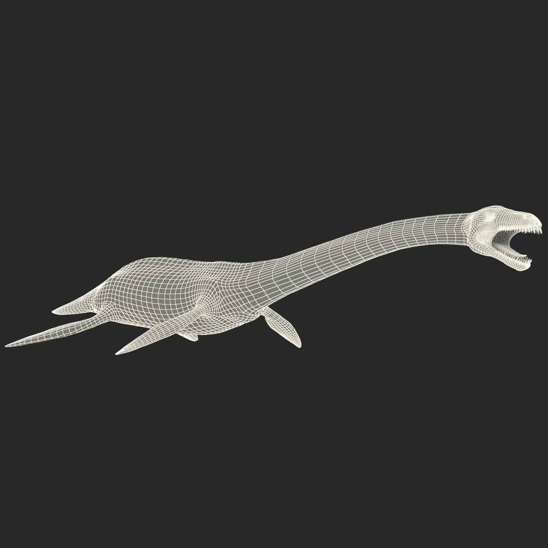 3d Plesiosaur Prehistoric Modeled