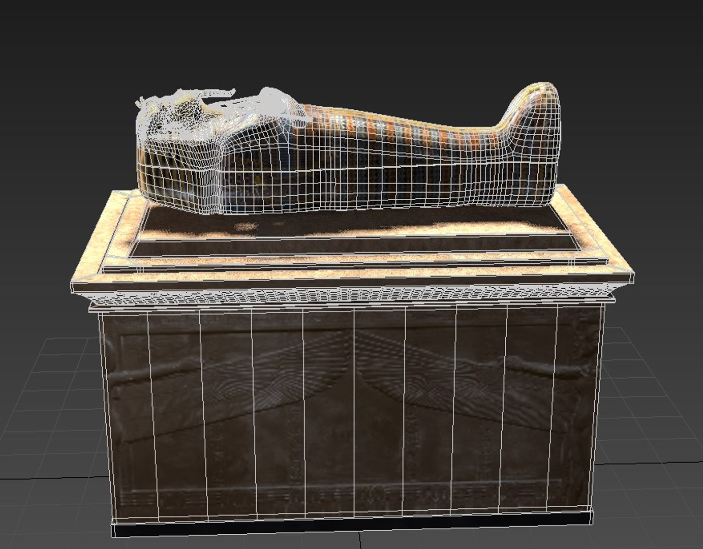 Hd Tutankhamun Sarcophagus Model - TurboSquid 1246731