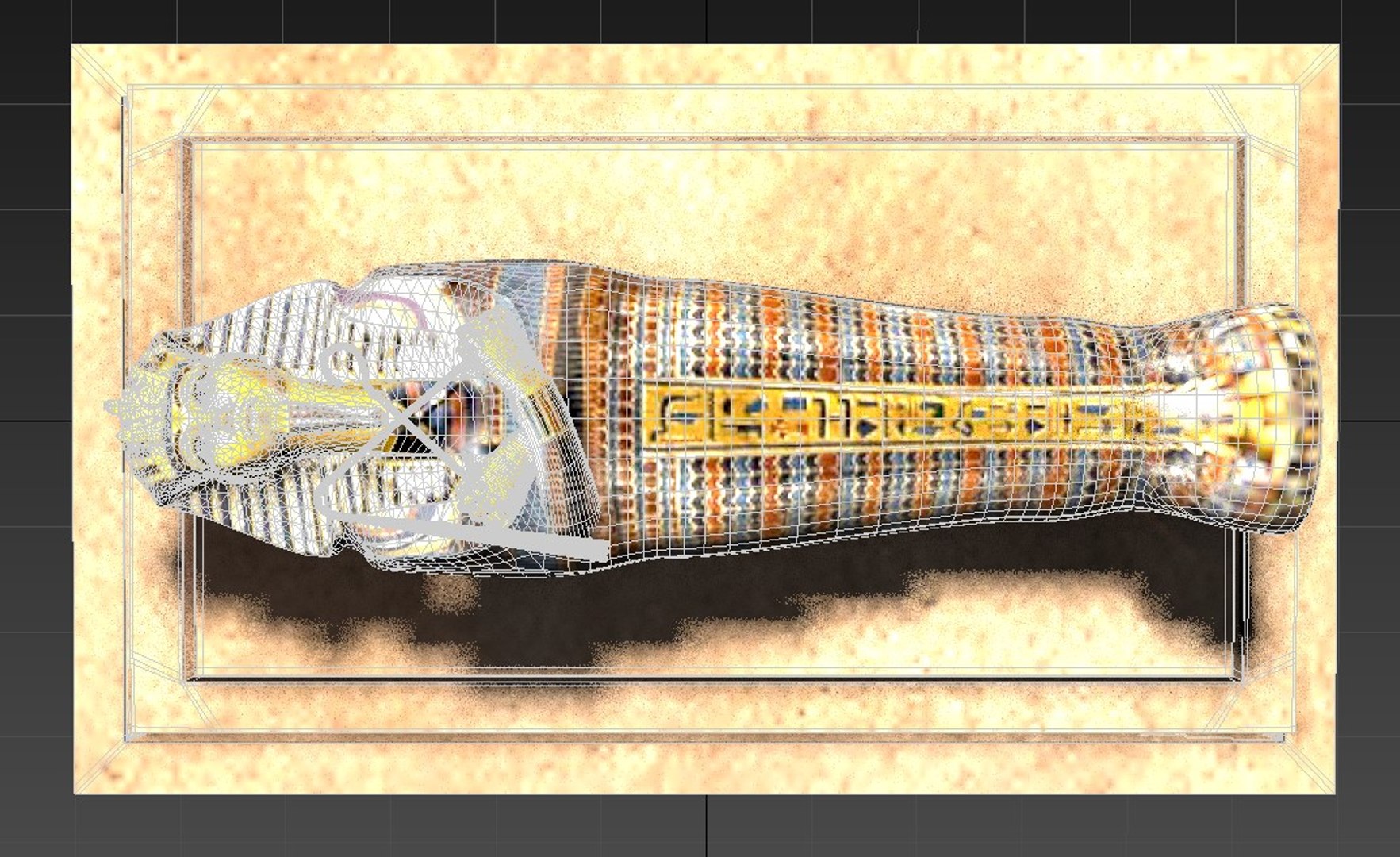 Hd Tutankhamun Sarcophagus Model - TurboSquid 1246731