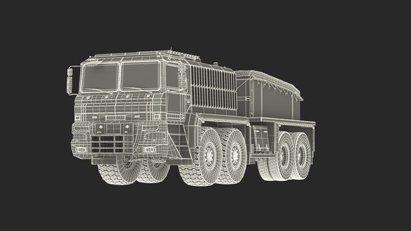 modelo 3d Transportador pesado para transportar mercancías pesadas ...