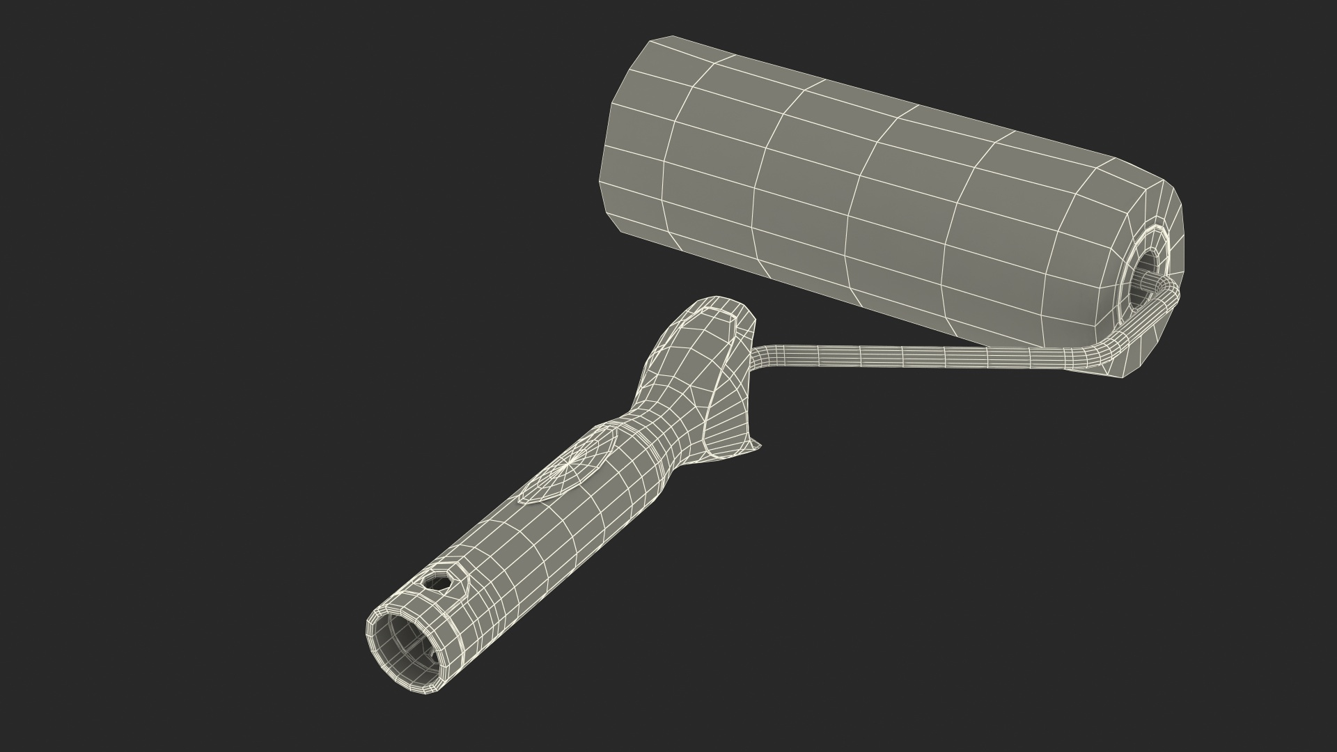 3D paint roller - TurboSquid 1498108