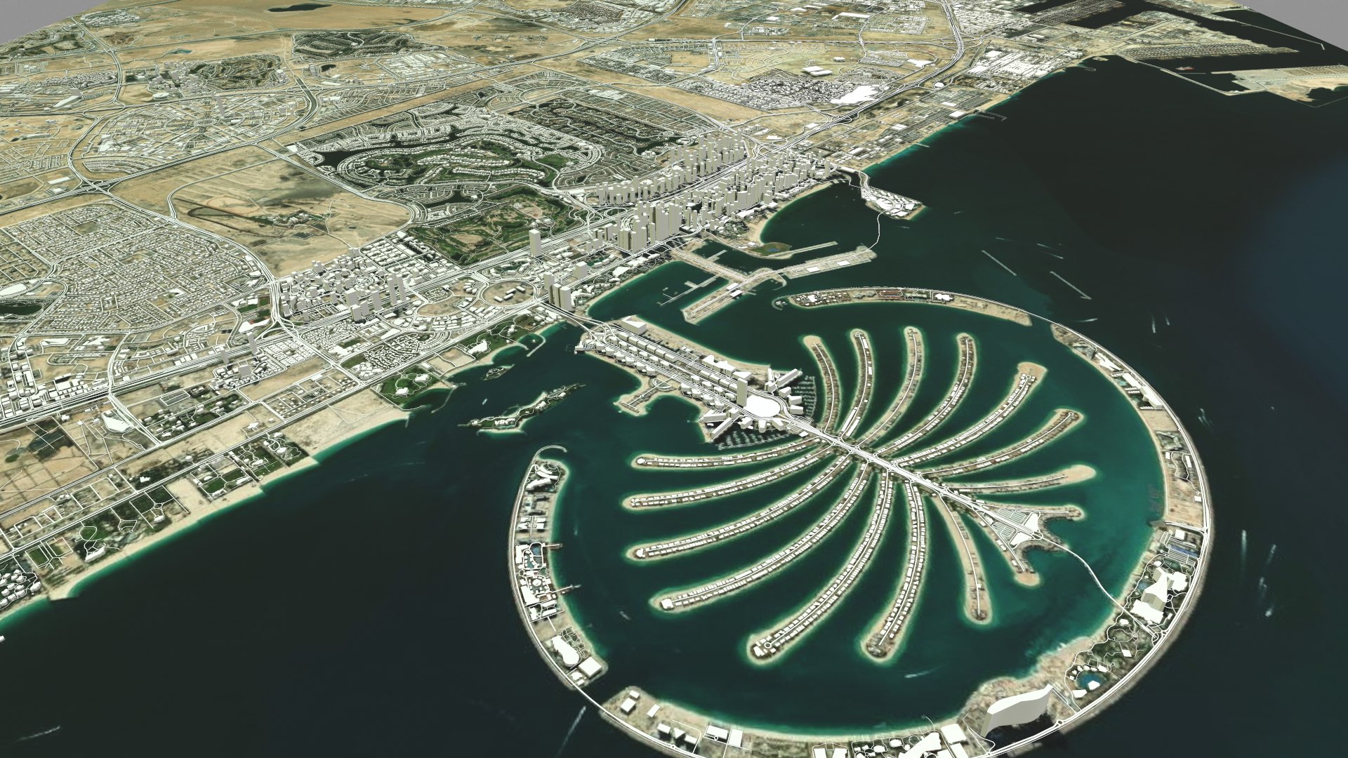 Cityscape Dubai United Arab Emirates 3D - TurboSquid 1763071