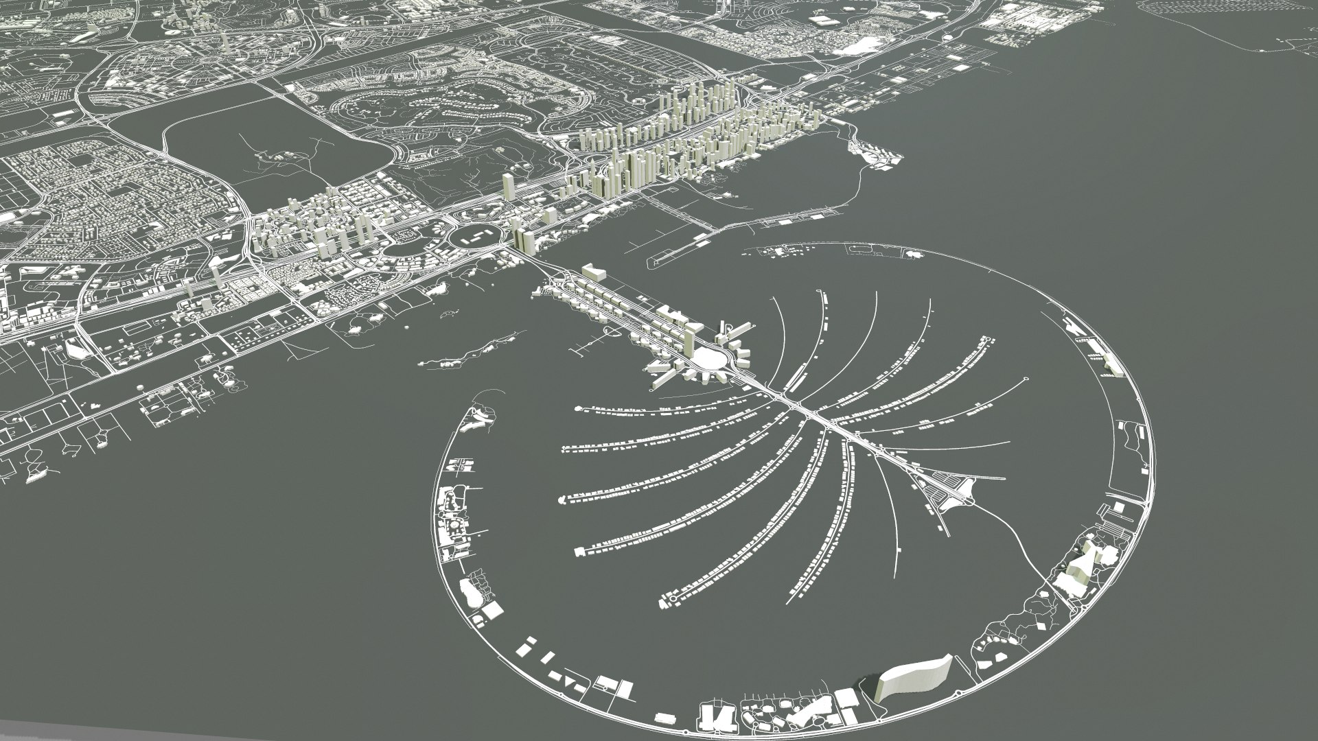 Cityscape Dubai United Arab Emirates 3D - TurboSquid 1763071