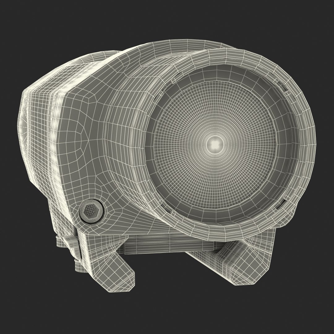 led tactical weapon light 3d model