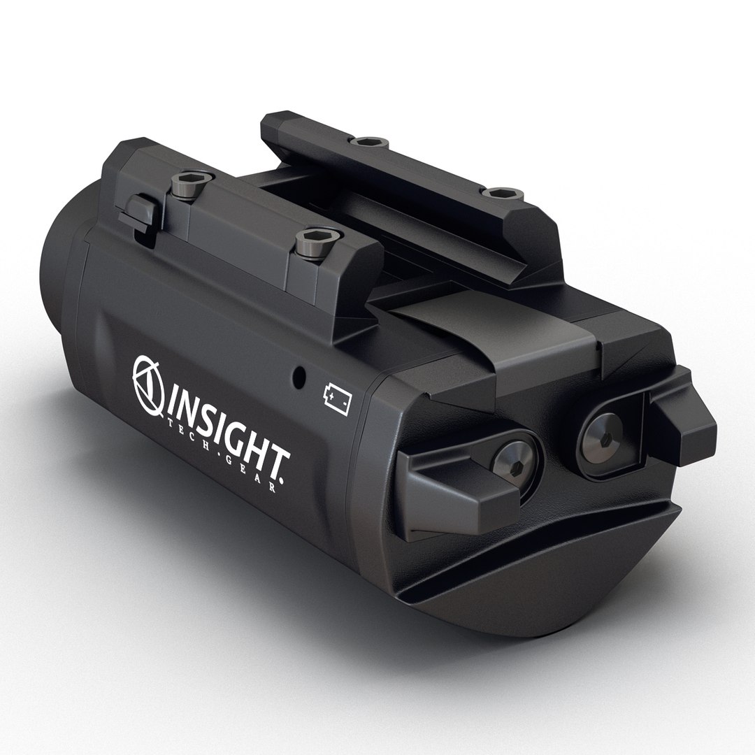 Led Tactical Weapon Light 3d Model