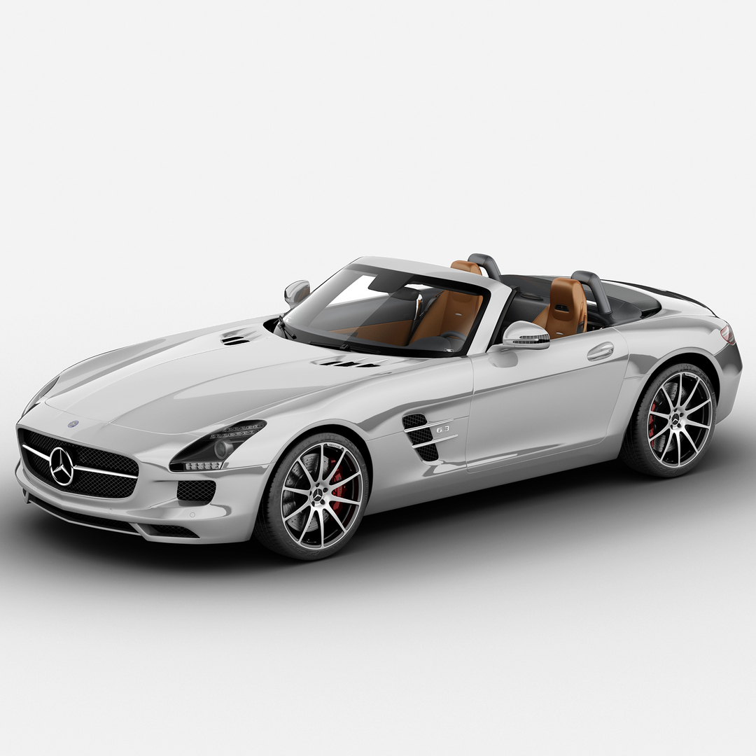 mercedes benz sls amg 3d model