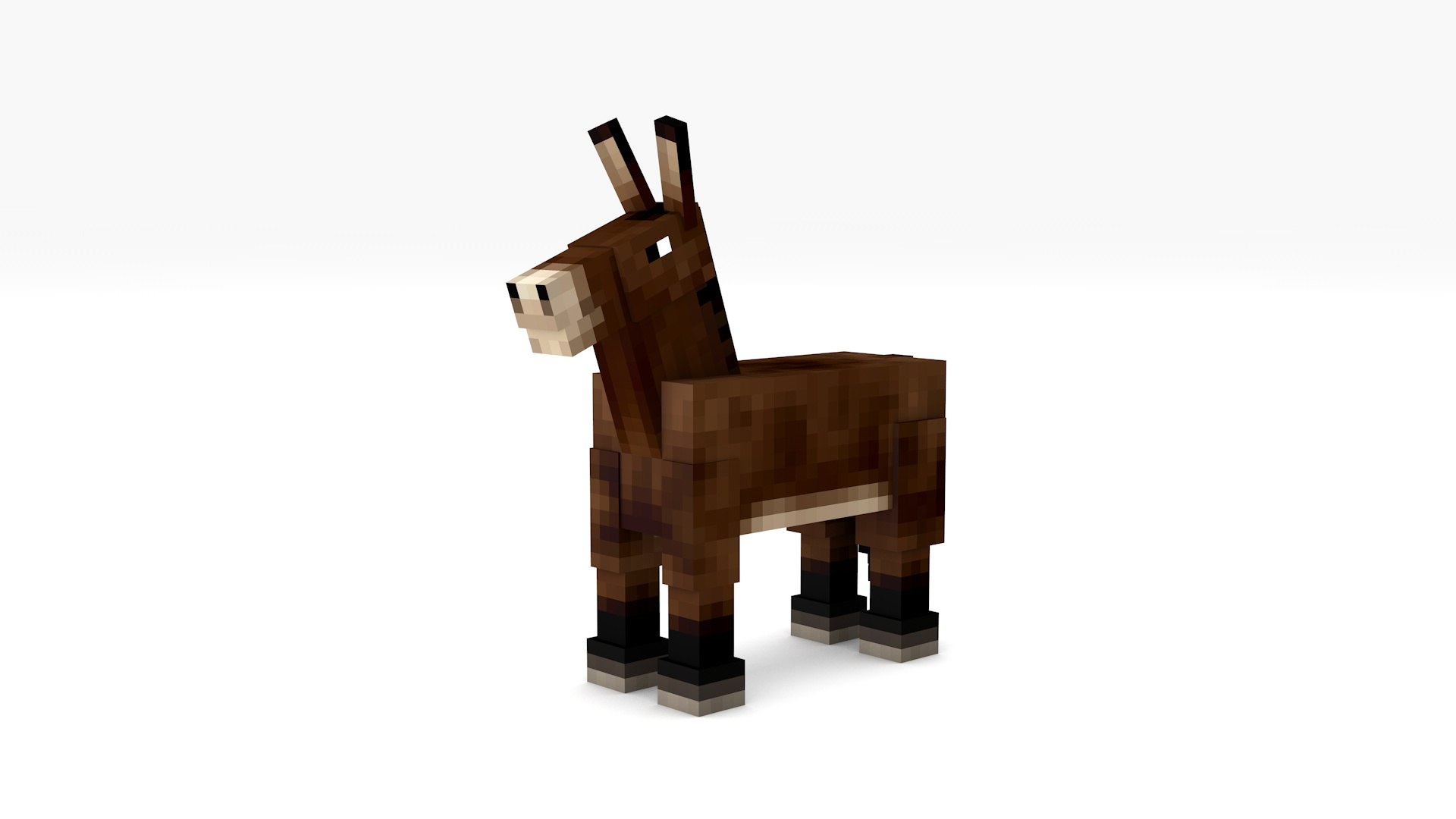 3D Mule Minecraft Model - TurboSquid 2364679