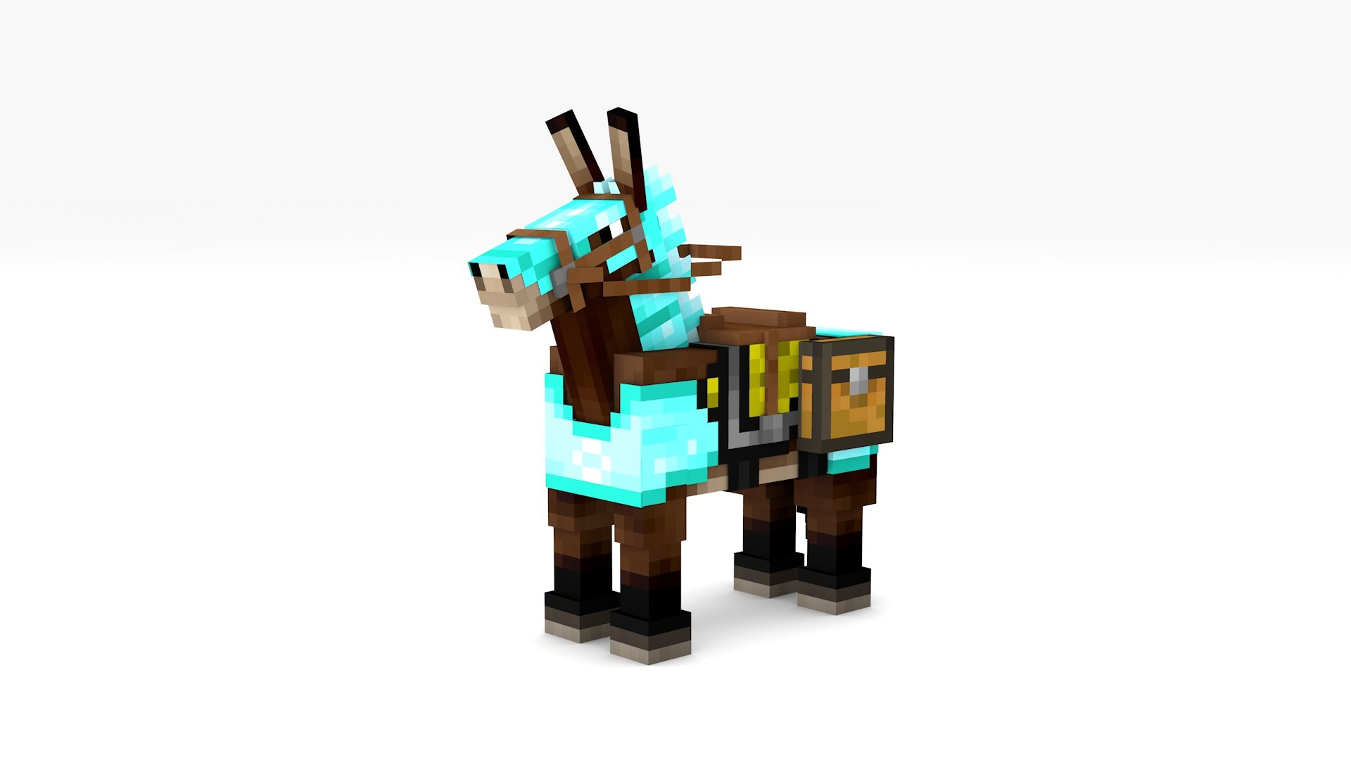 3D Mule Minecraft Model - TurboSquid 2364679