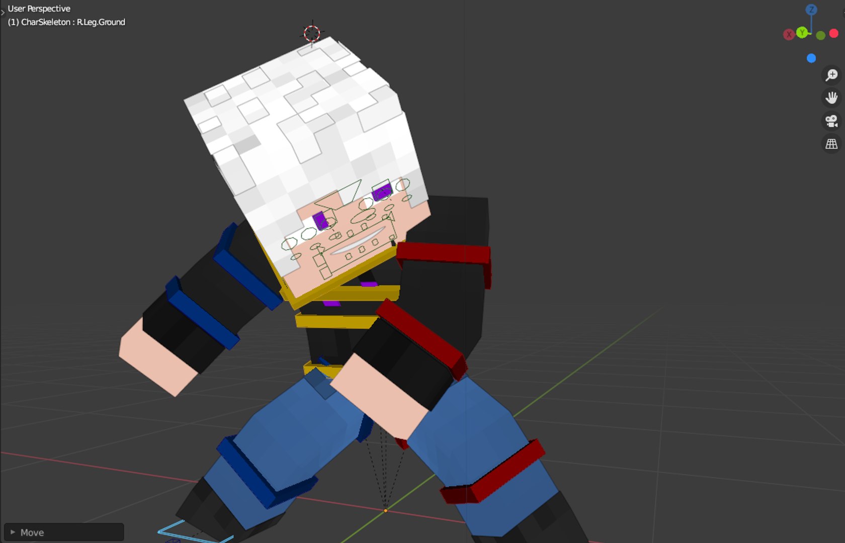 Rigged Minecraft Character Custom 3D Model - TurboSquid 1638933