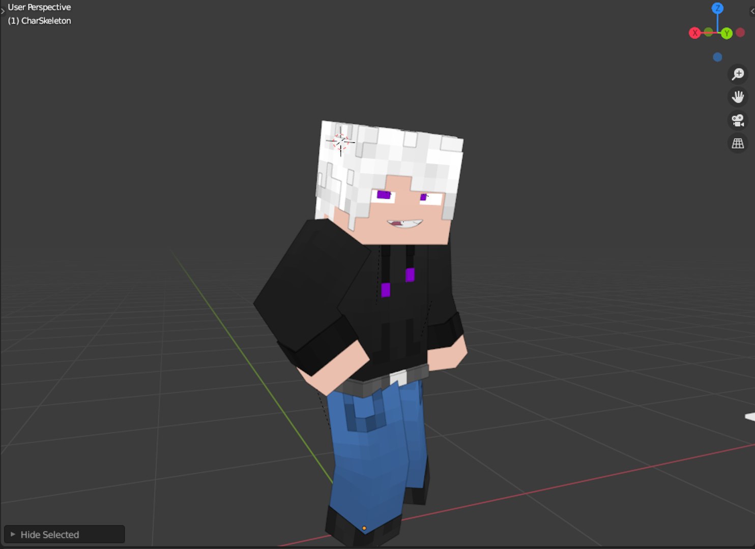 Rigged Minecraft Character Custom 3D Model - TurboSquid 1638933