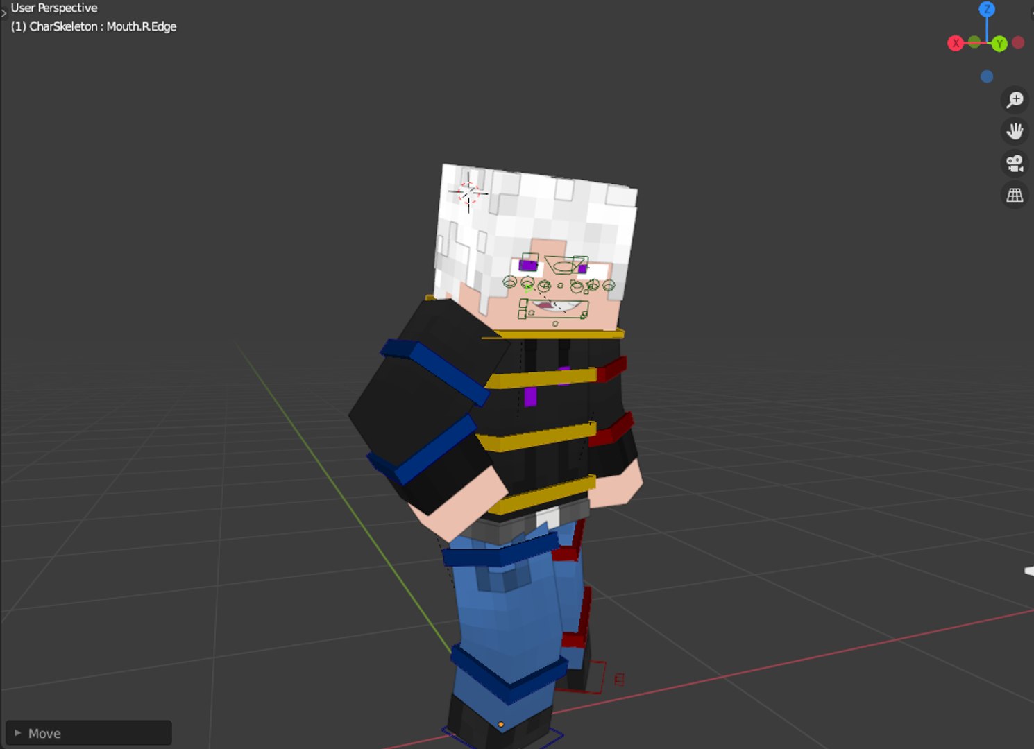 Rigged Minecraft Character Custom 3D Model - TurboSquid 1638933
