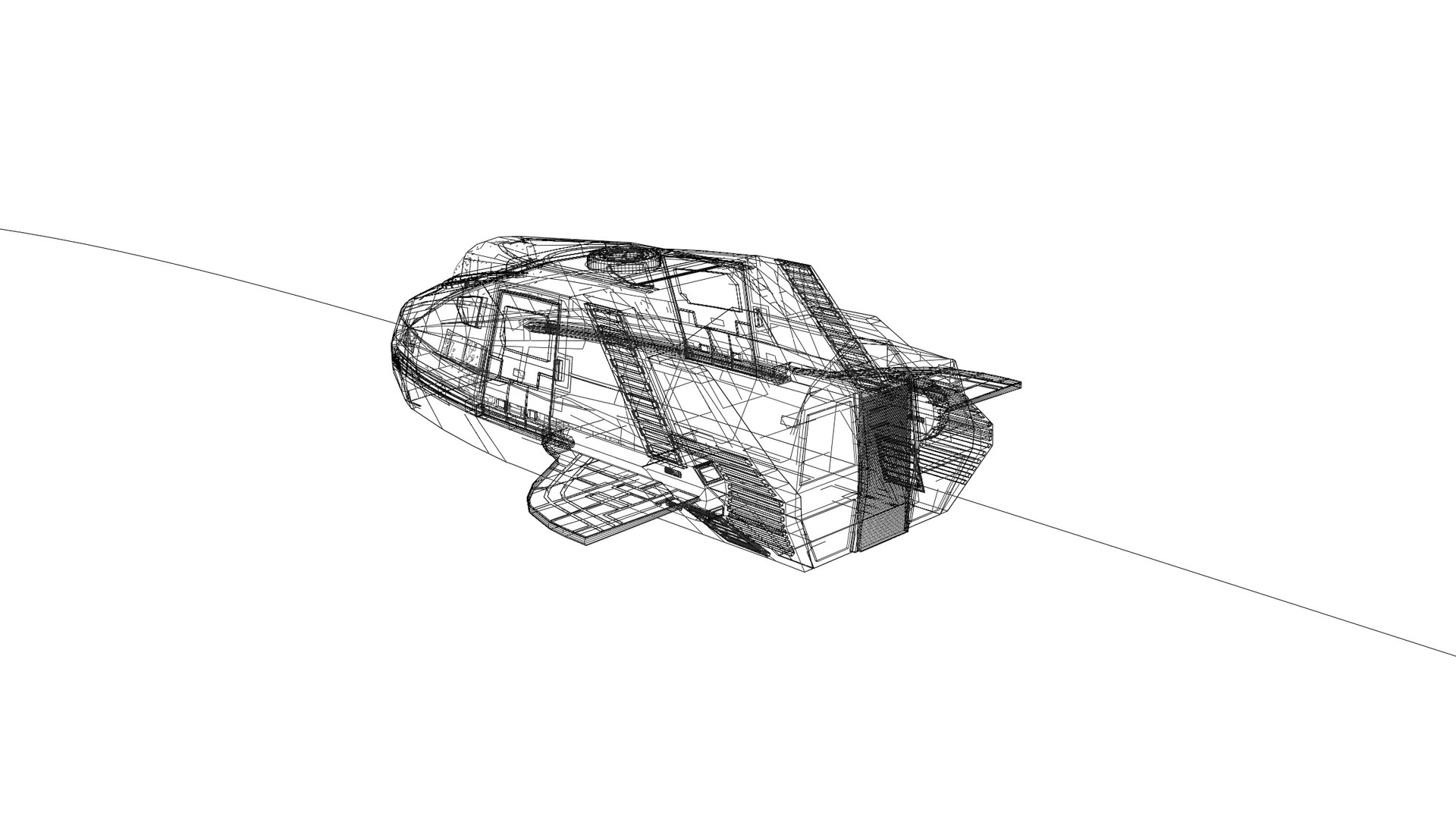 3D Star Trek Enterprise NX-01 Shuttlepod Model - TurboSquid 1970600