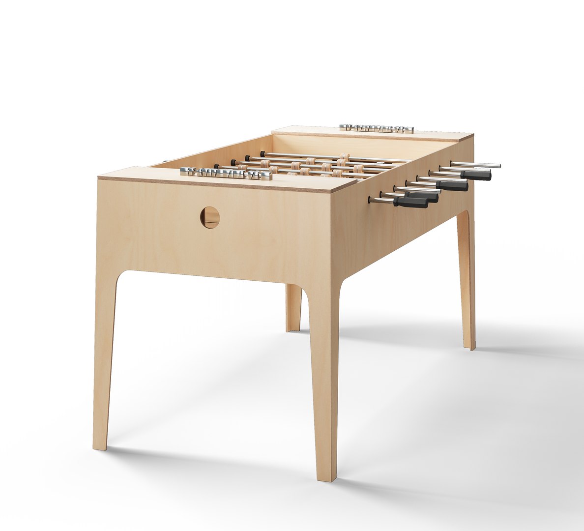 3D Model Foosball Table - TurboSquid 1239998