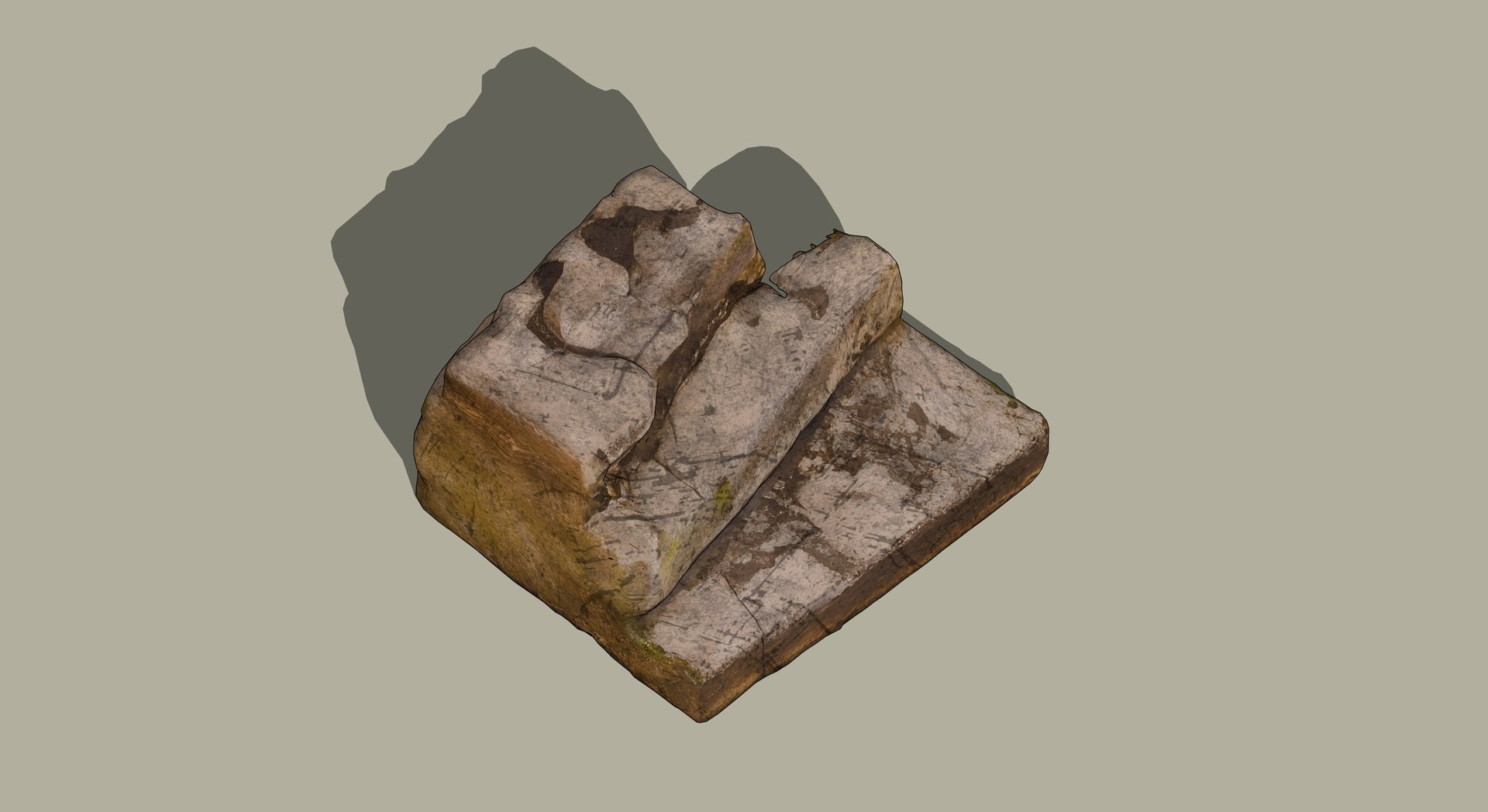 Stone Steps 3D Model - TurboSquid 2401106