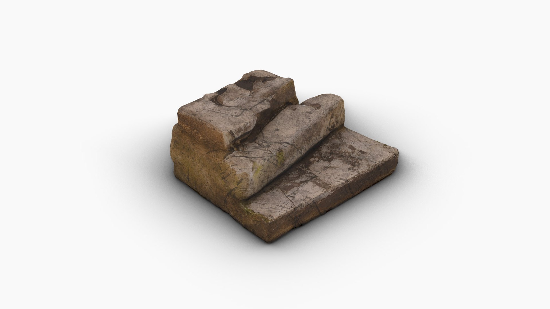 Stone Steps 3D Model - TurboSquid 2401106