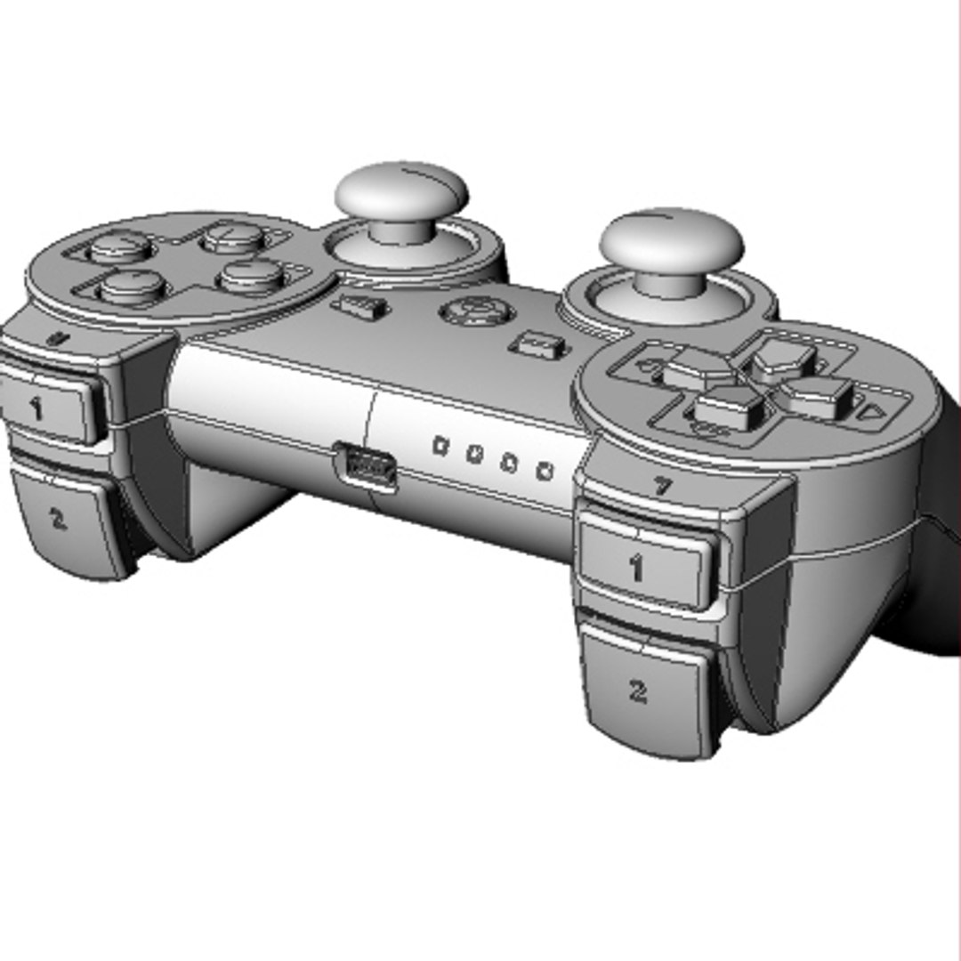 3d Ps3 Gamepad