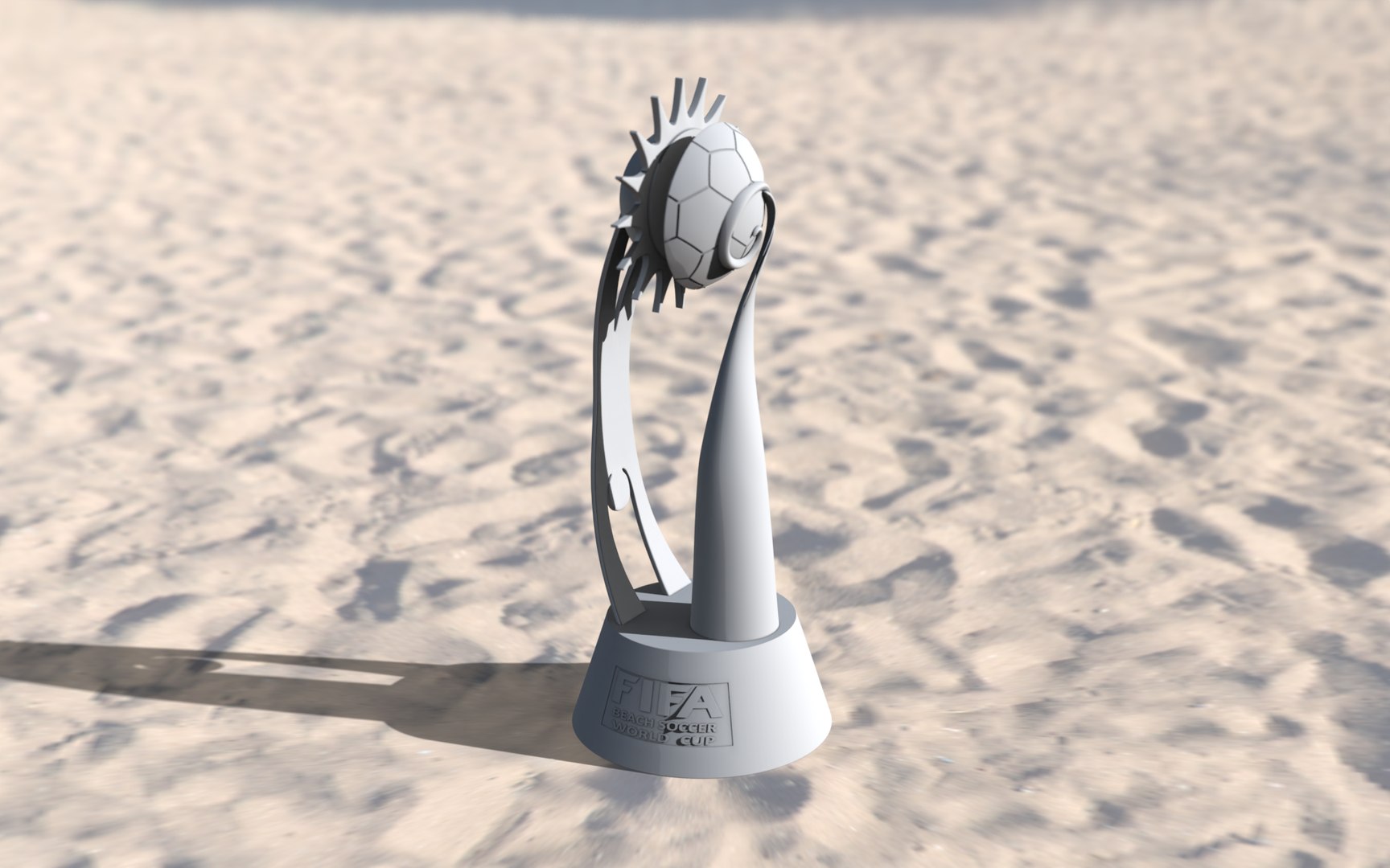 Beach Soccer World Cup 2025 TrophyRender Ready 3D Model - TurboSquid ...