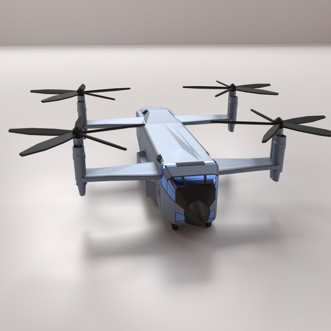 Quad Copter 3D Model - TurboSquid 1547088