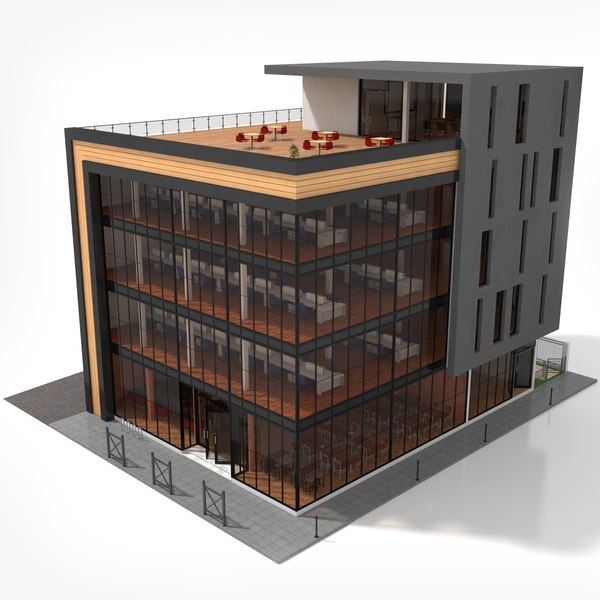 Edificio De Oficinas SketchUp Modelos para Descargar | TurboSquid