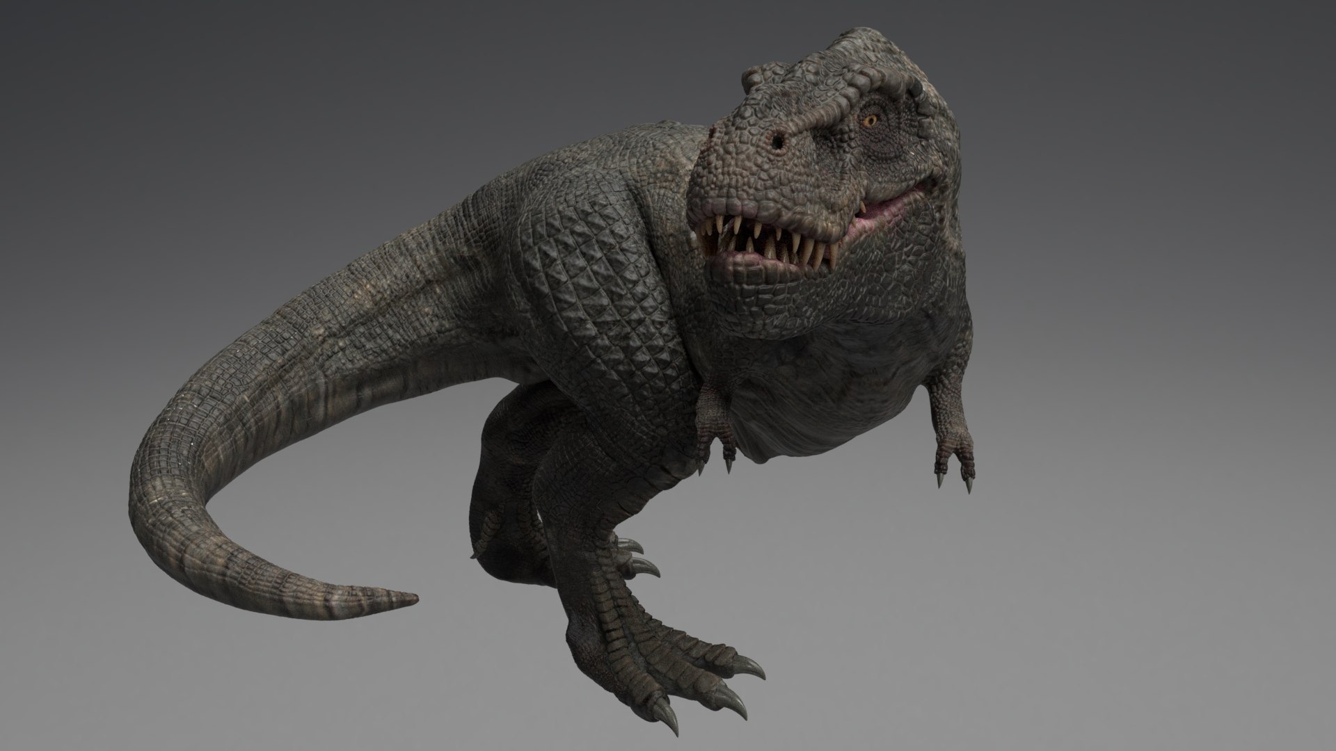 3D Model Descendant Tyrannosaurus Rex Magnus - TurboSquid 1530281