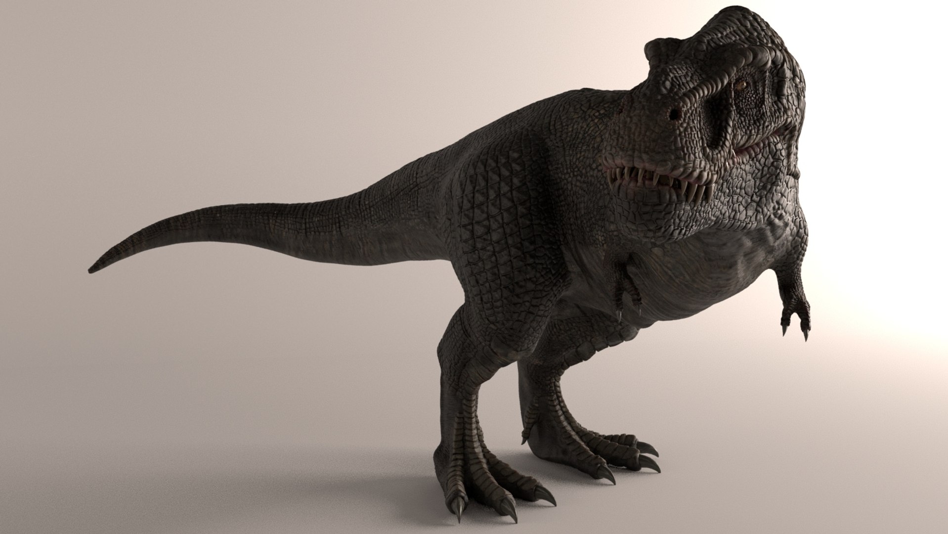 3D model descendant tyrannosaurus rex magnus - TurboSquid 1530281
