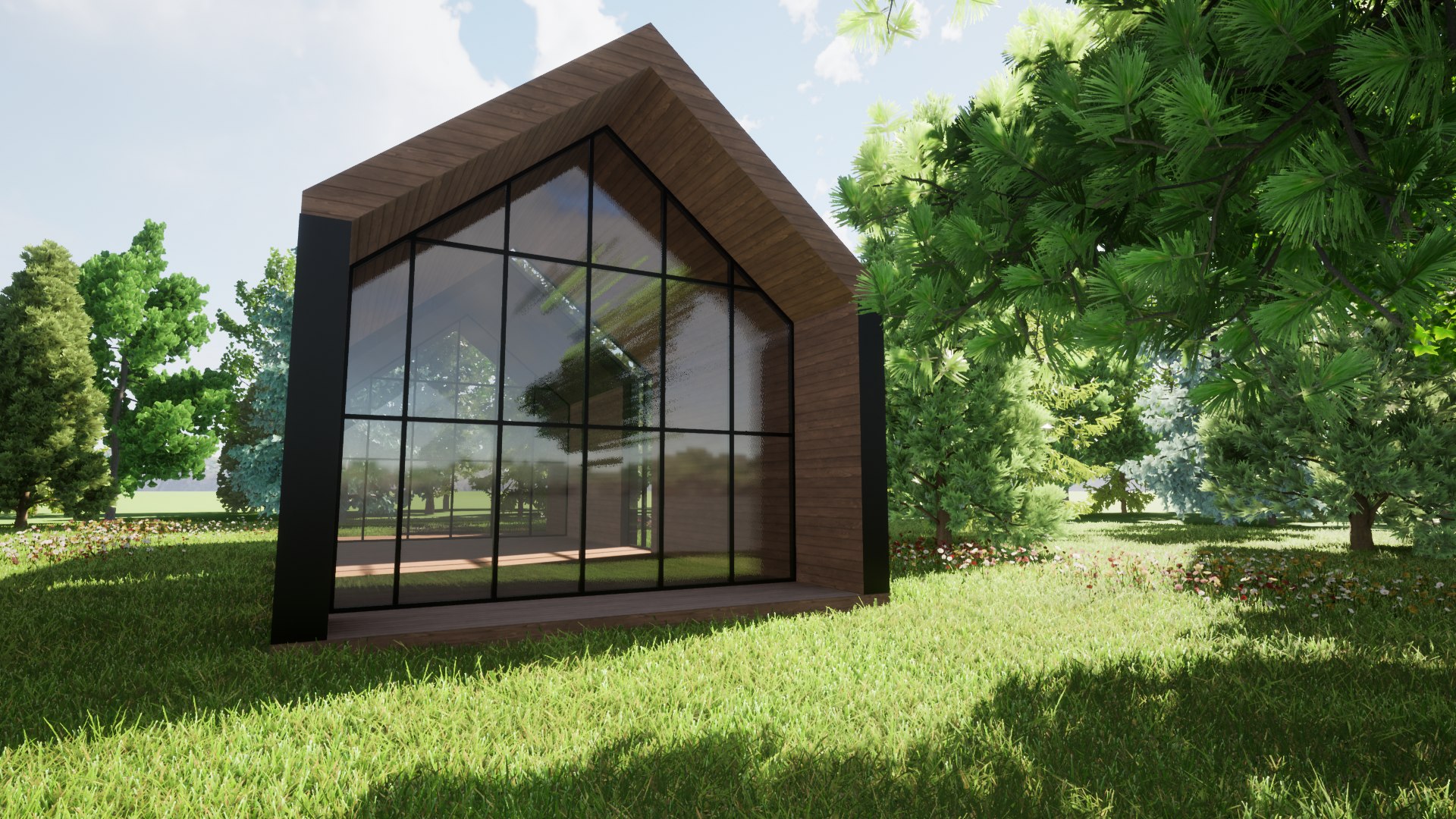 Tiny House in nature 3D - TurboSquid 1939296