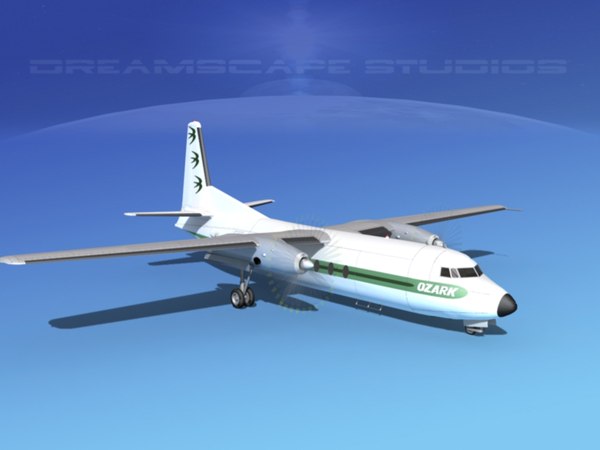 3d fairchild airliner model