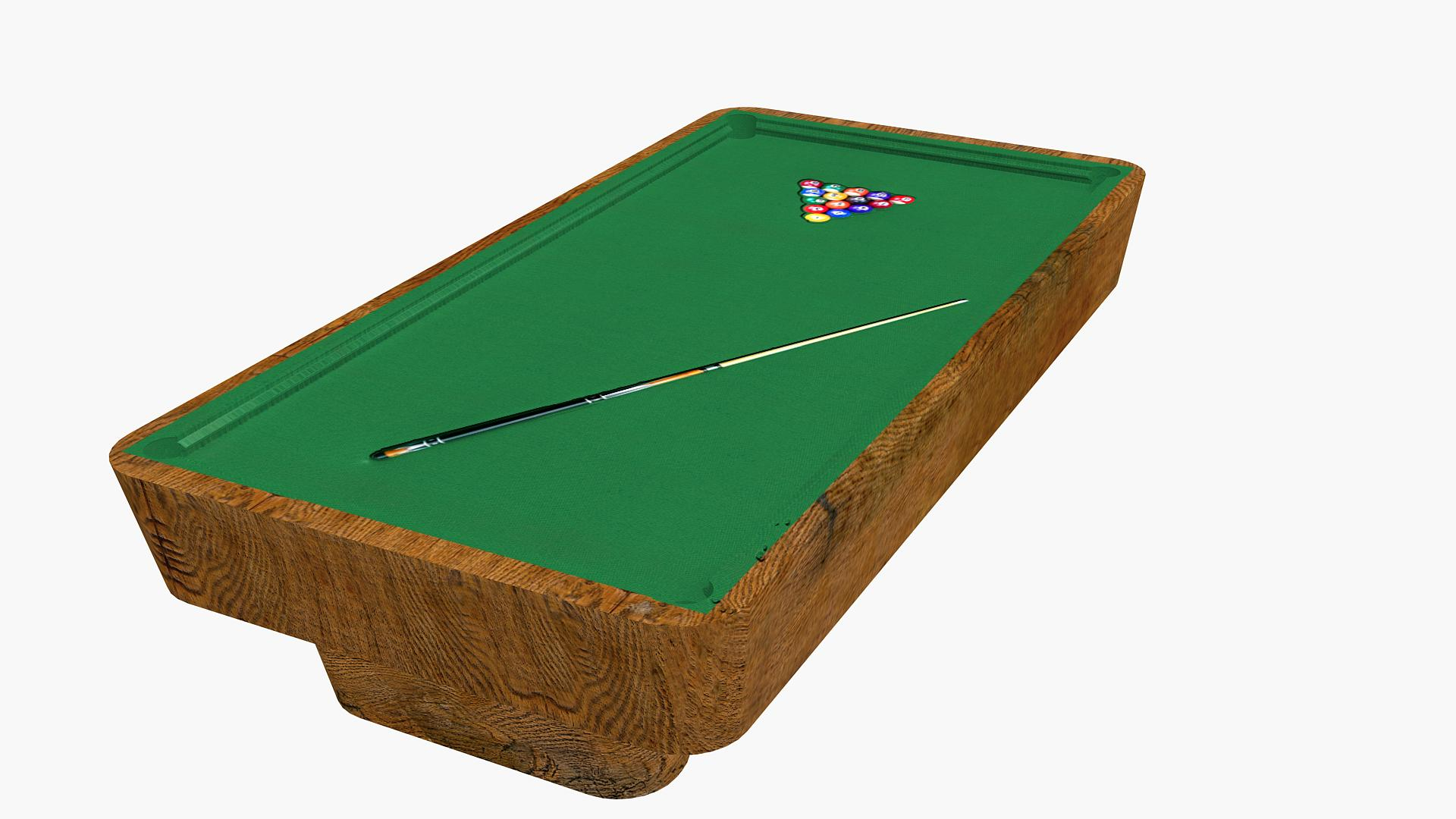 Billiard Table Game Ready Model - TurboSquid 2046469