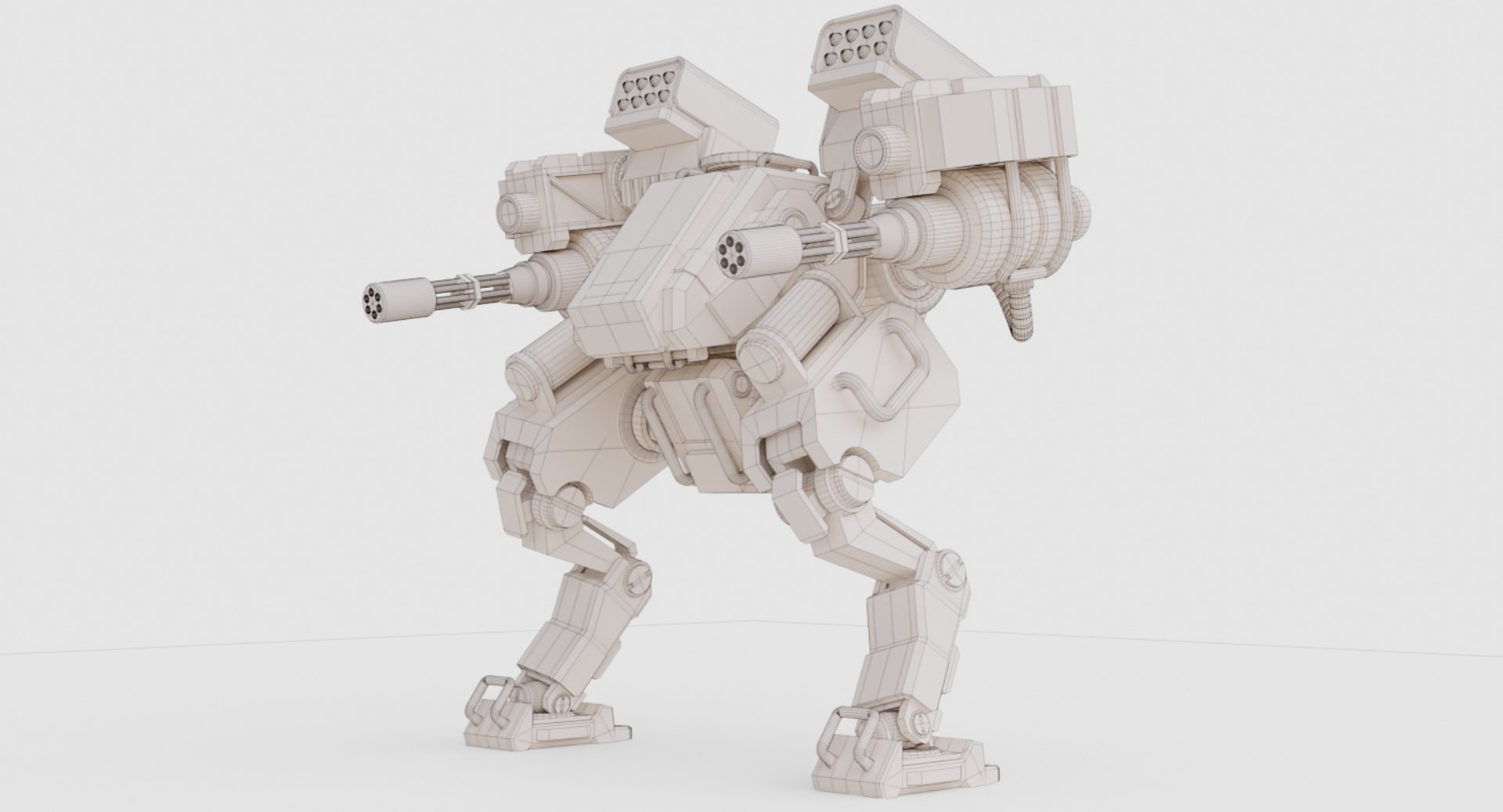 3D Model Mech Army 02 - TurboSquid 1580501