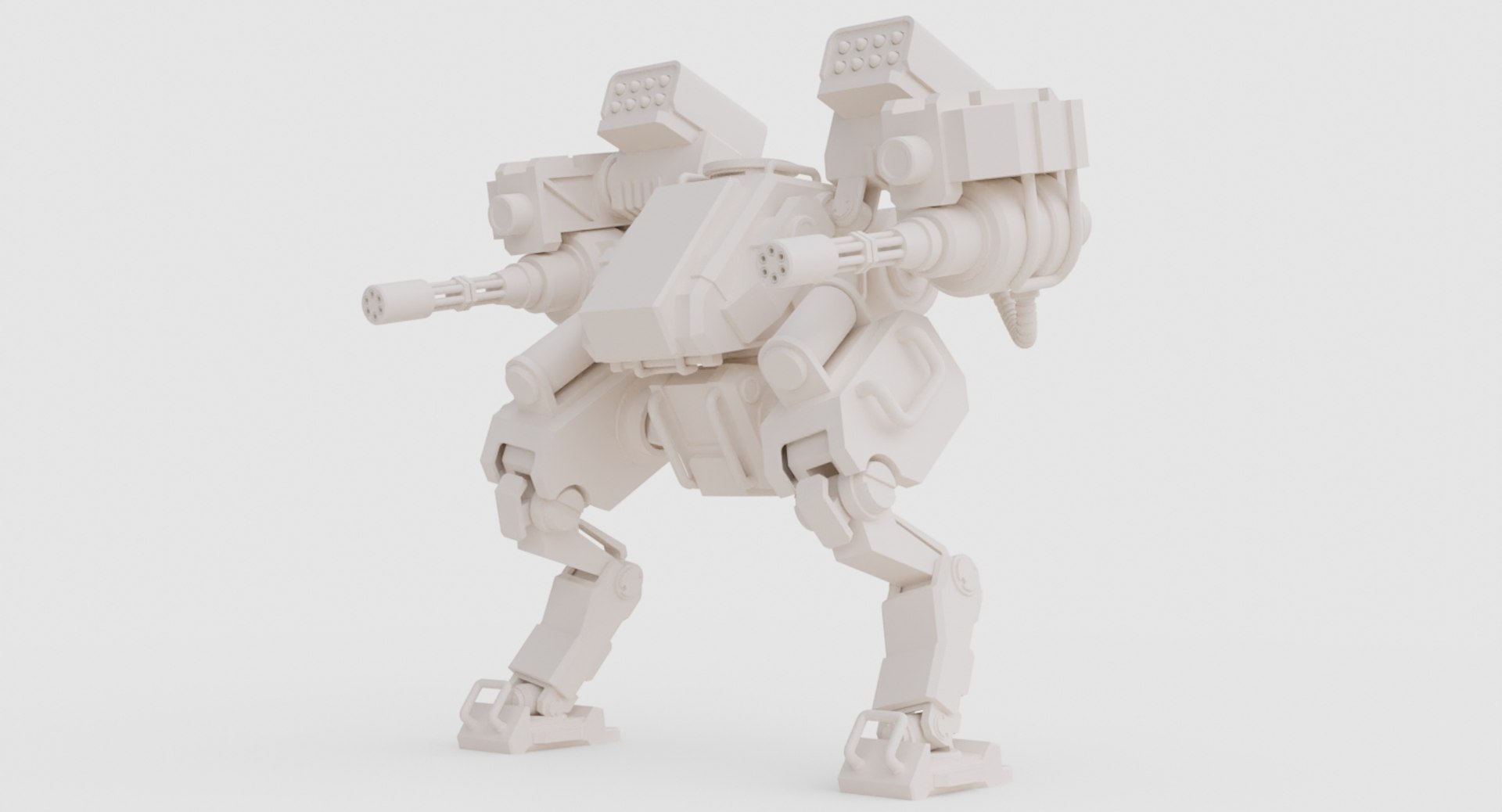 3D Model Mech Army 02 - TurboSquid 1580501