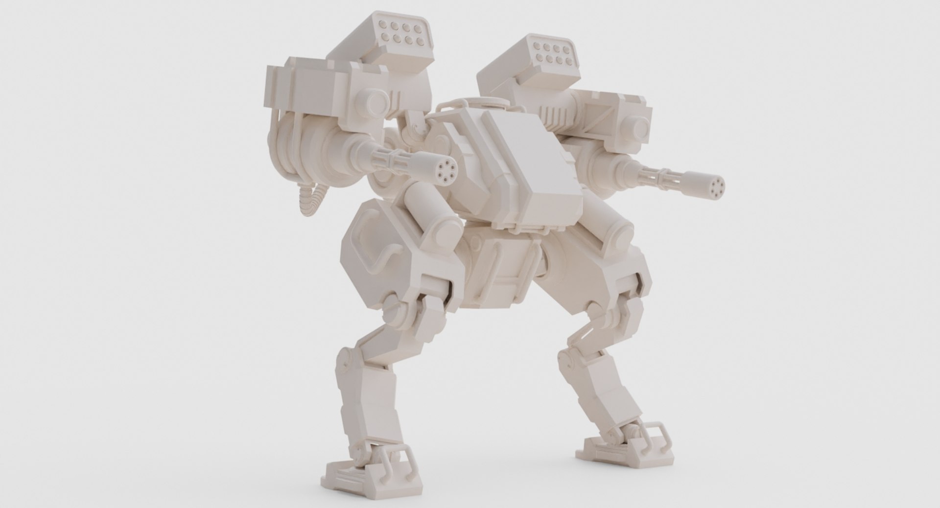 3D Model Mech Army 02 - TurboSquid 1580501