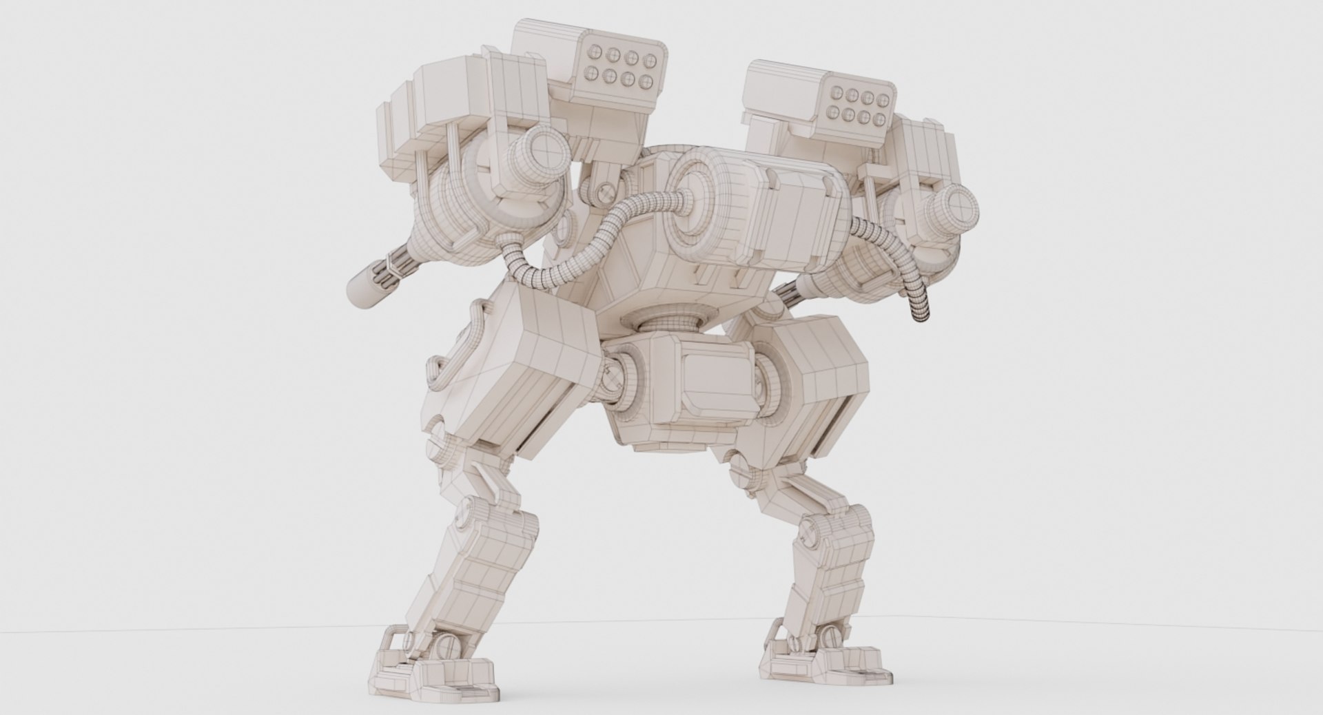 3D Model Mech Army 02 - TurboSquid 1580501