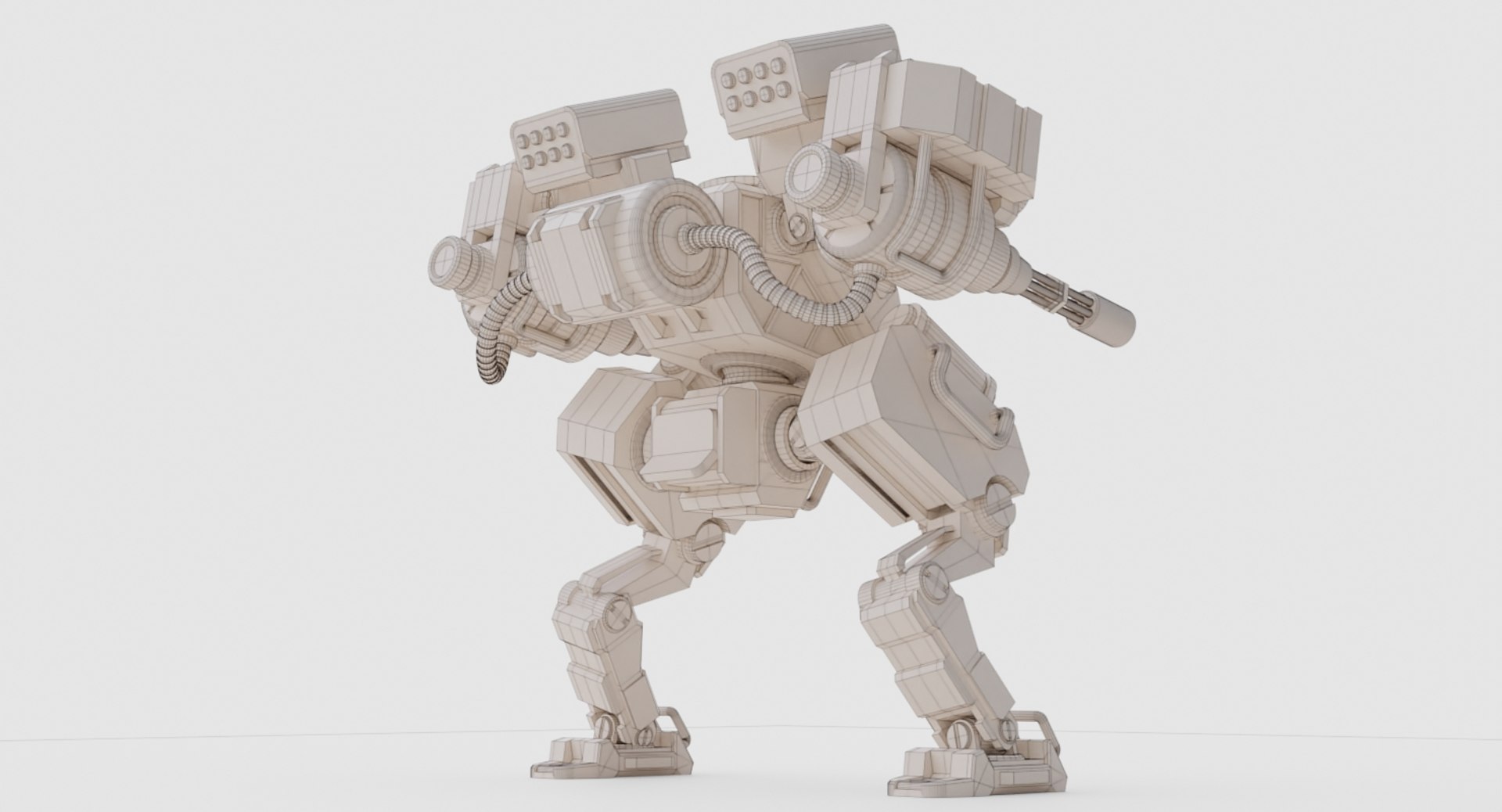 3D Model Mech Army 02 - TurboSquid 1580501