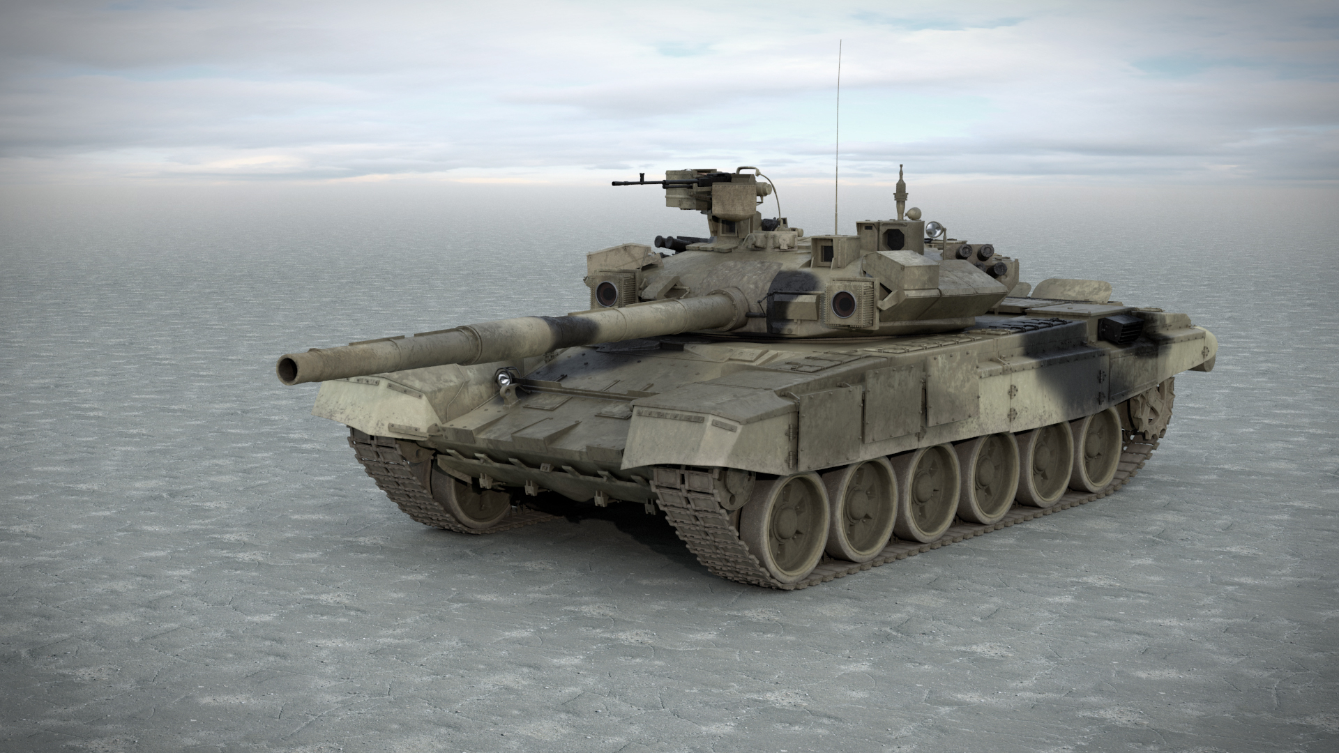 3d Model Of T90s Russian Tanks T-90