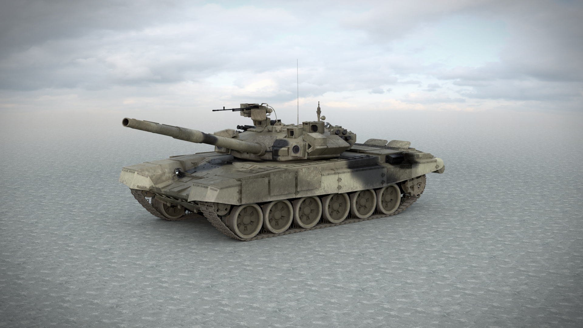3d Model Of T90s Russian Tanks T-90