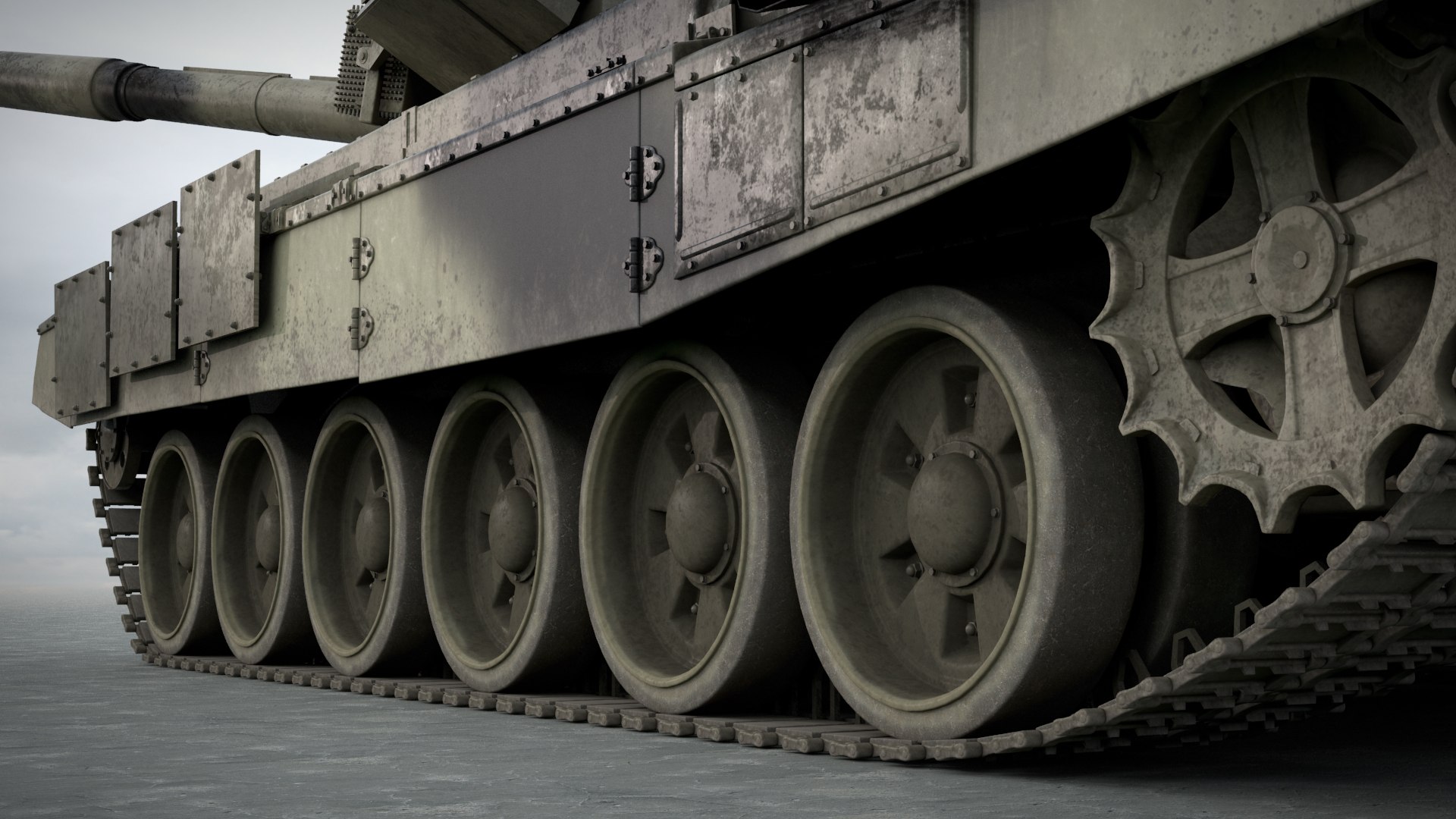 3d Model Of T90s Russian Tanks T-90