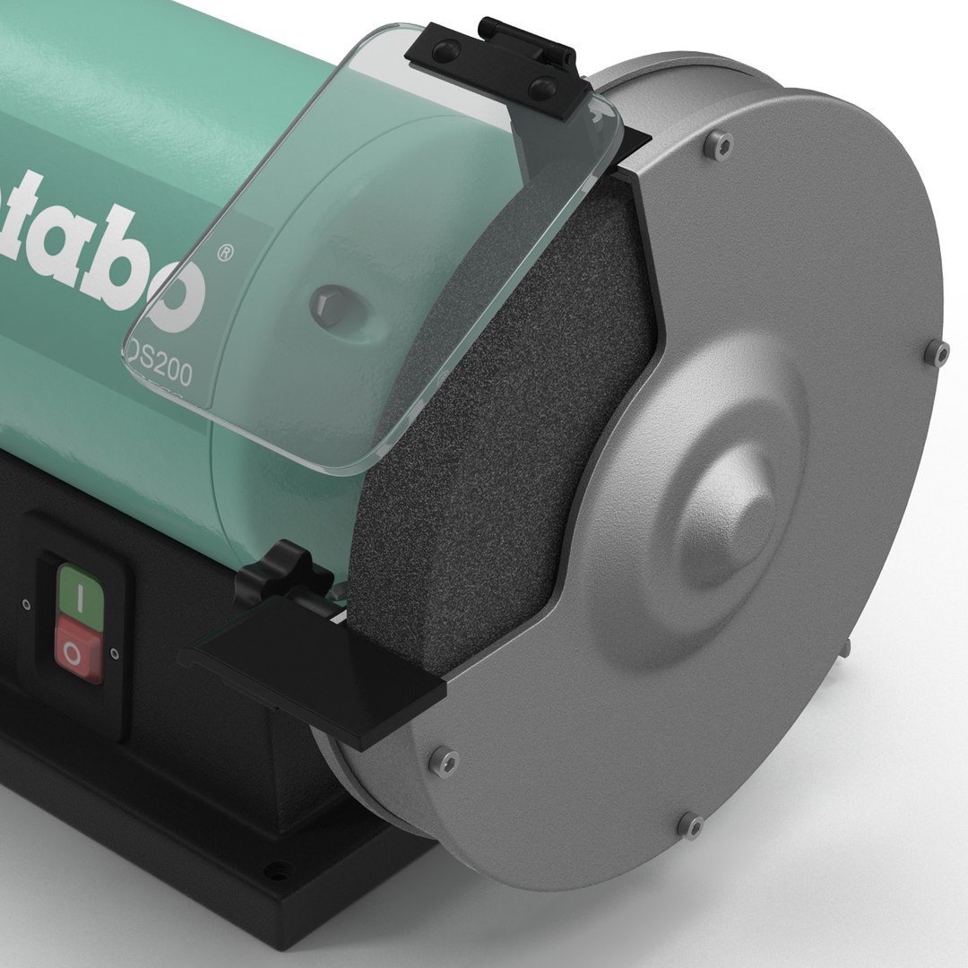 3d Model Bench Grinder Metabo Ds