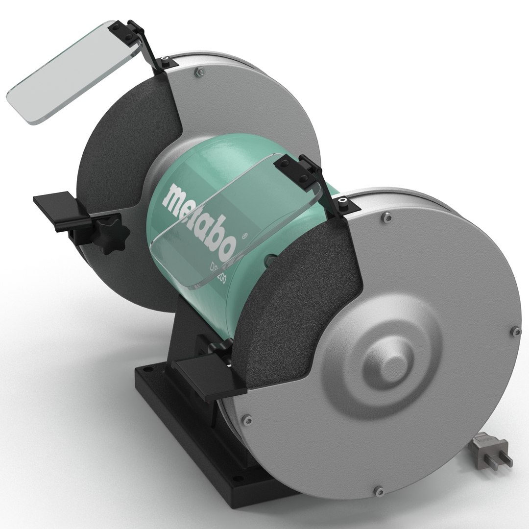 3d Model Bench Grinder Metabo Ds