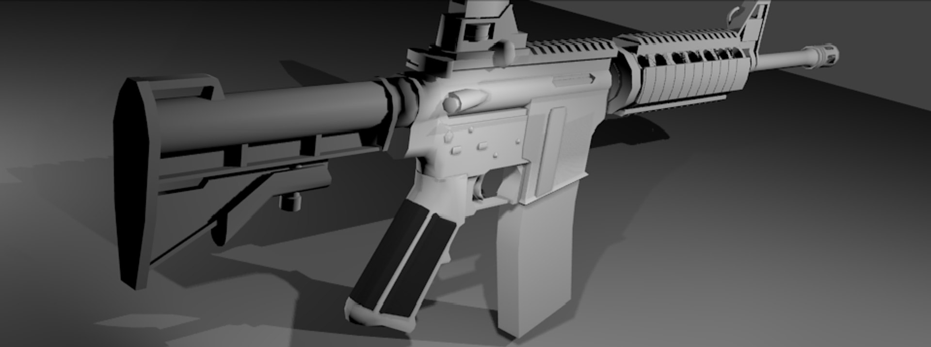 blender gun m4ai