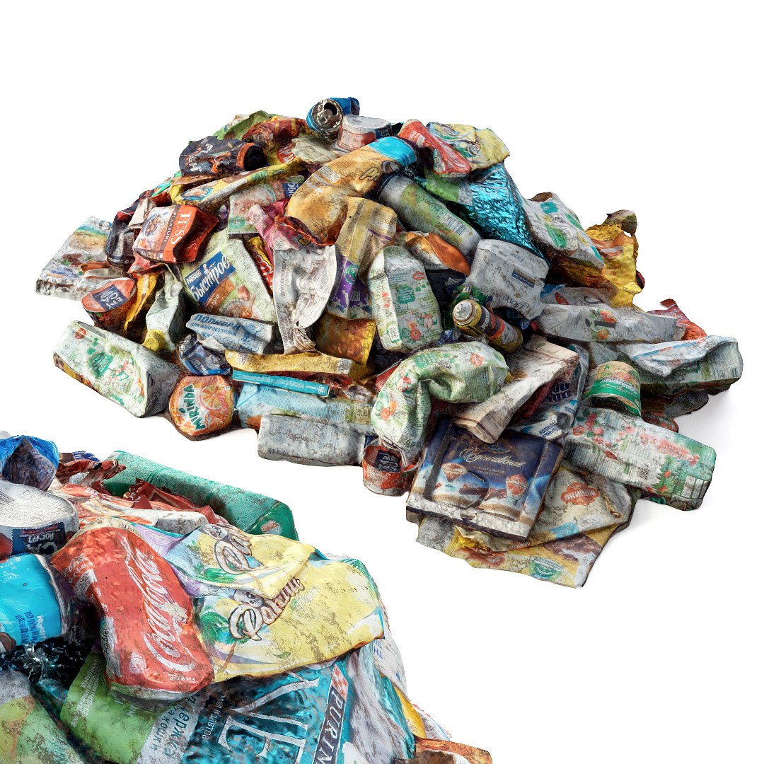 Pile Garbage 3D Model - TurboSquid 1455500