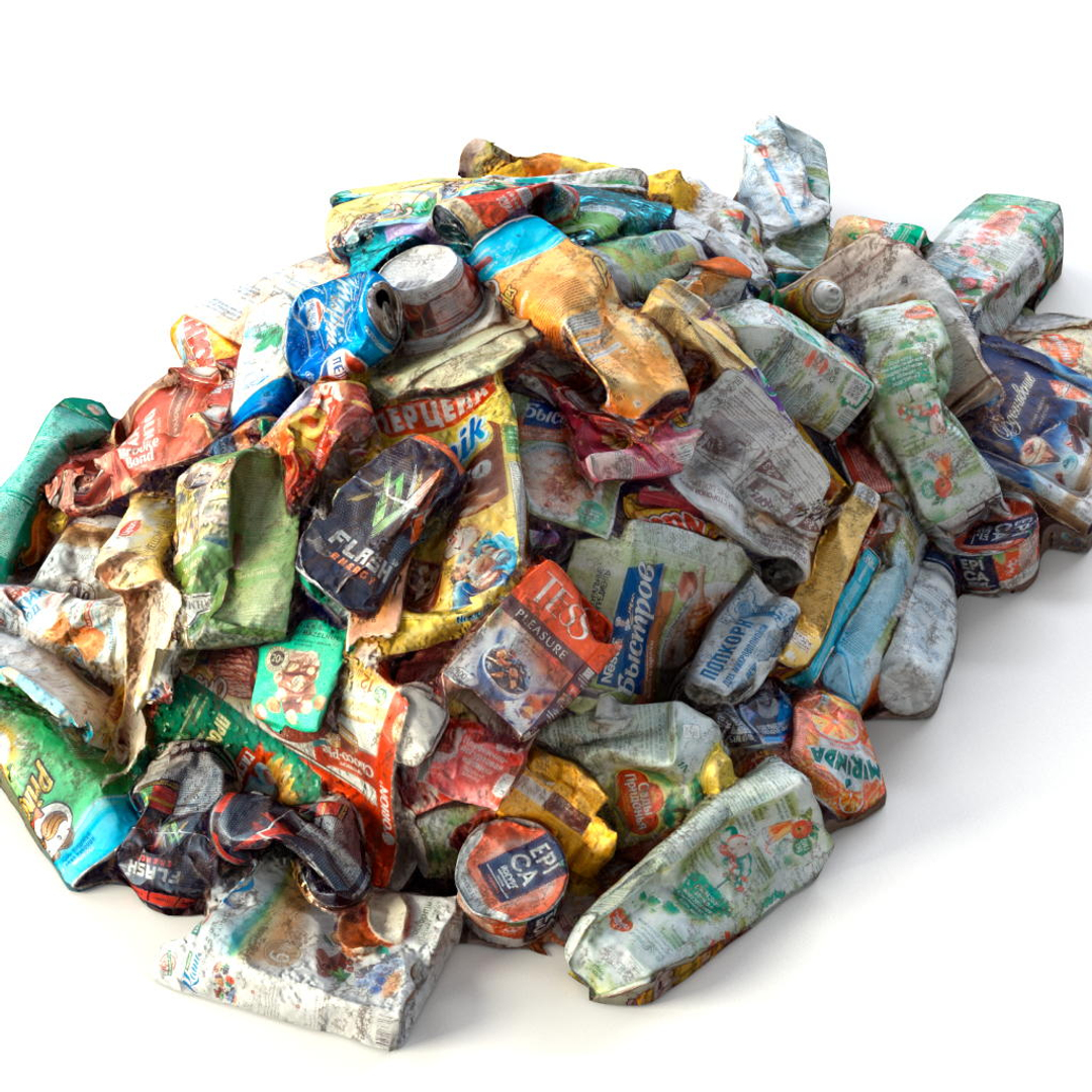 Pile Garbage 3D Model - TurboSquid 1455500