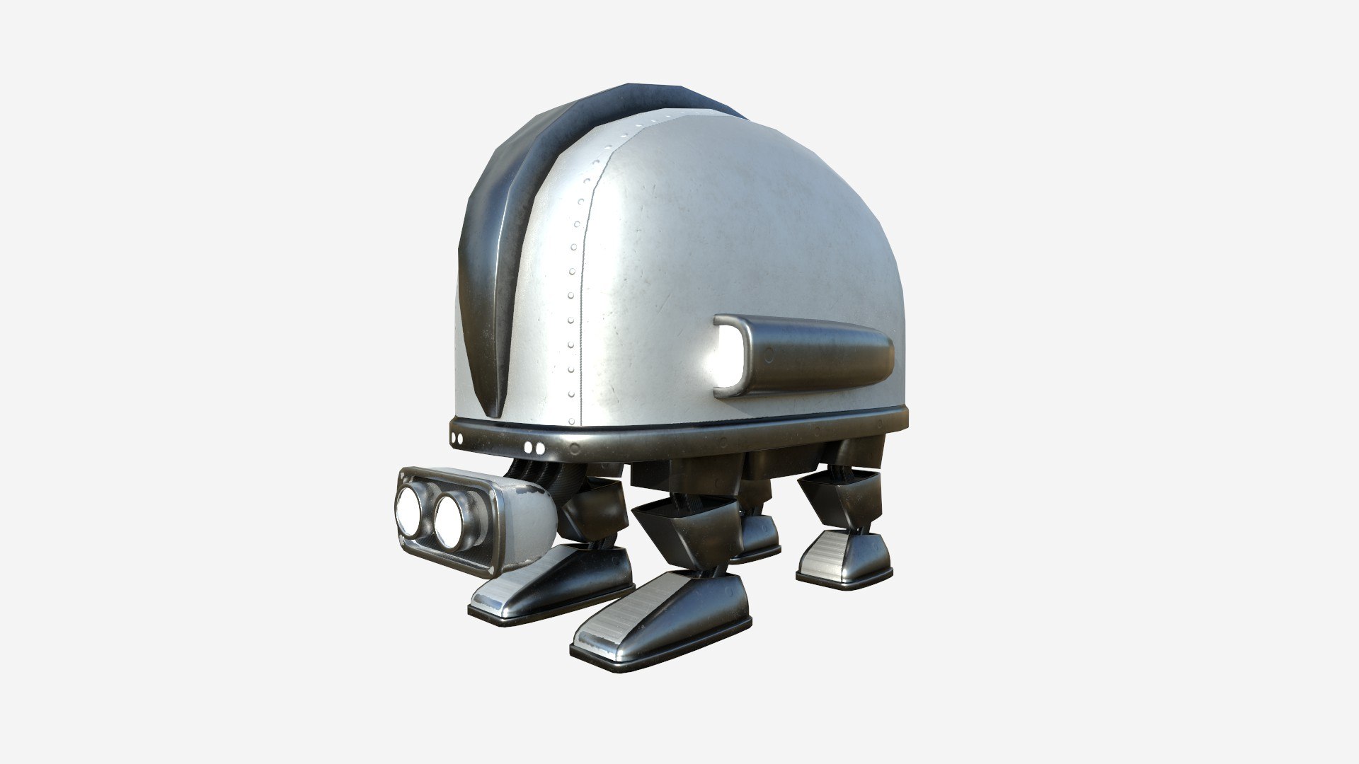 Turtleback Robot J07 Steel - SciFi Character Design Model - TurboSquid ...