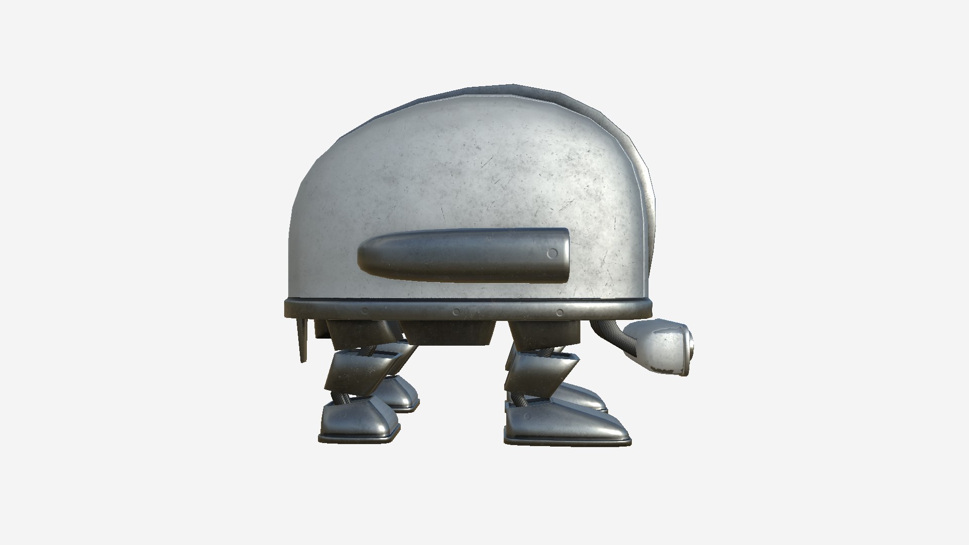 Turtleback Robot J07 Steel - SciFi Character Design Model - TurboSquid ...