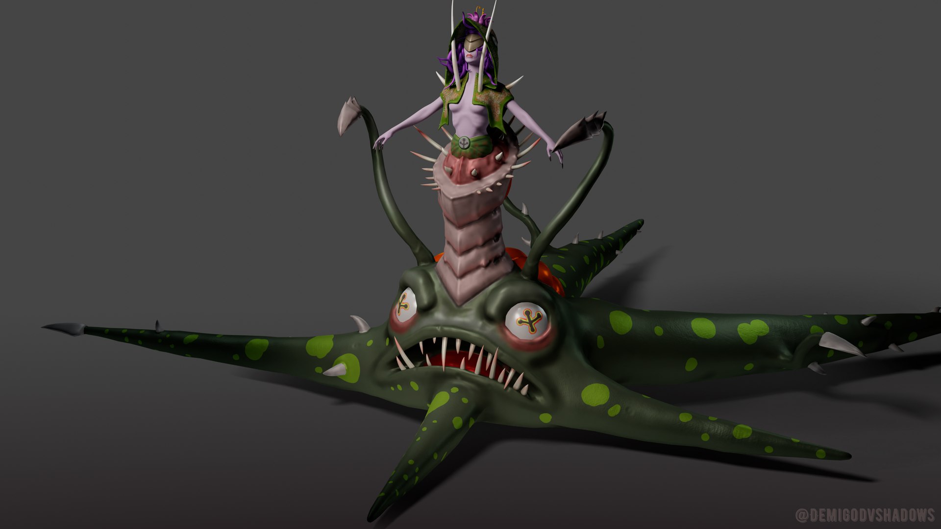3D Queen Of Toads Stylized 3D Character - TurboSquid 2014832