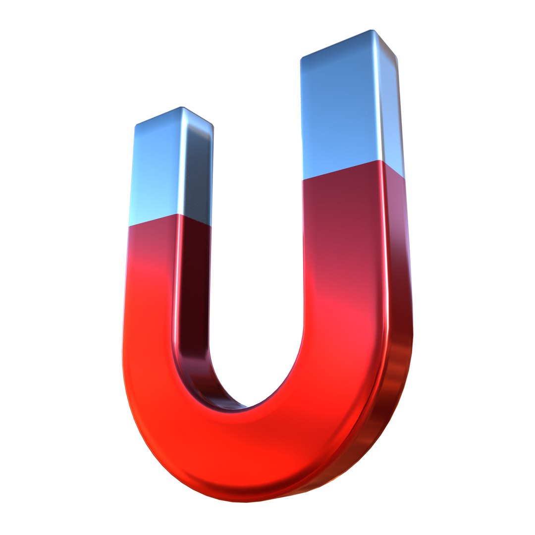 3D Magnet Blender Metallic Model - TurboSquid 1278823