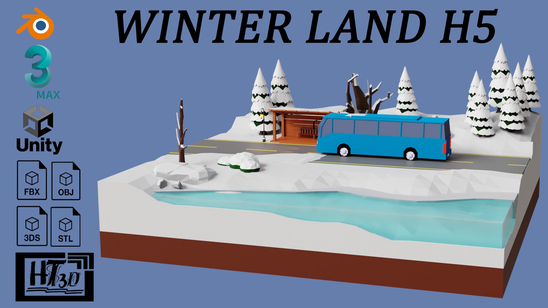 3D Winter Land H5 Model - TurboSquid 2124960